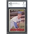 1967 Topps #55 Don Drysdale Card BGS BCCG 7 Very Good+ - Walmart.com