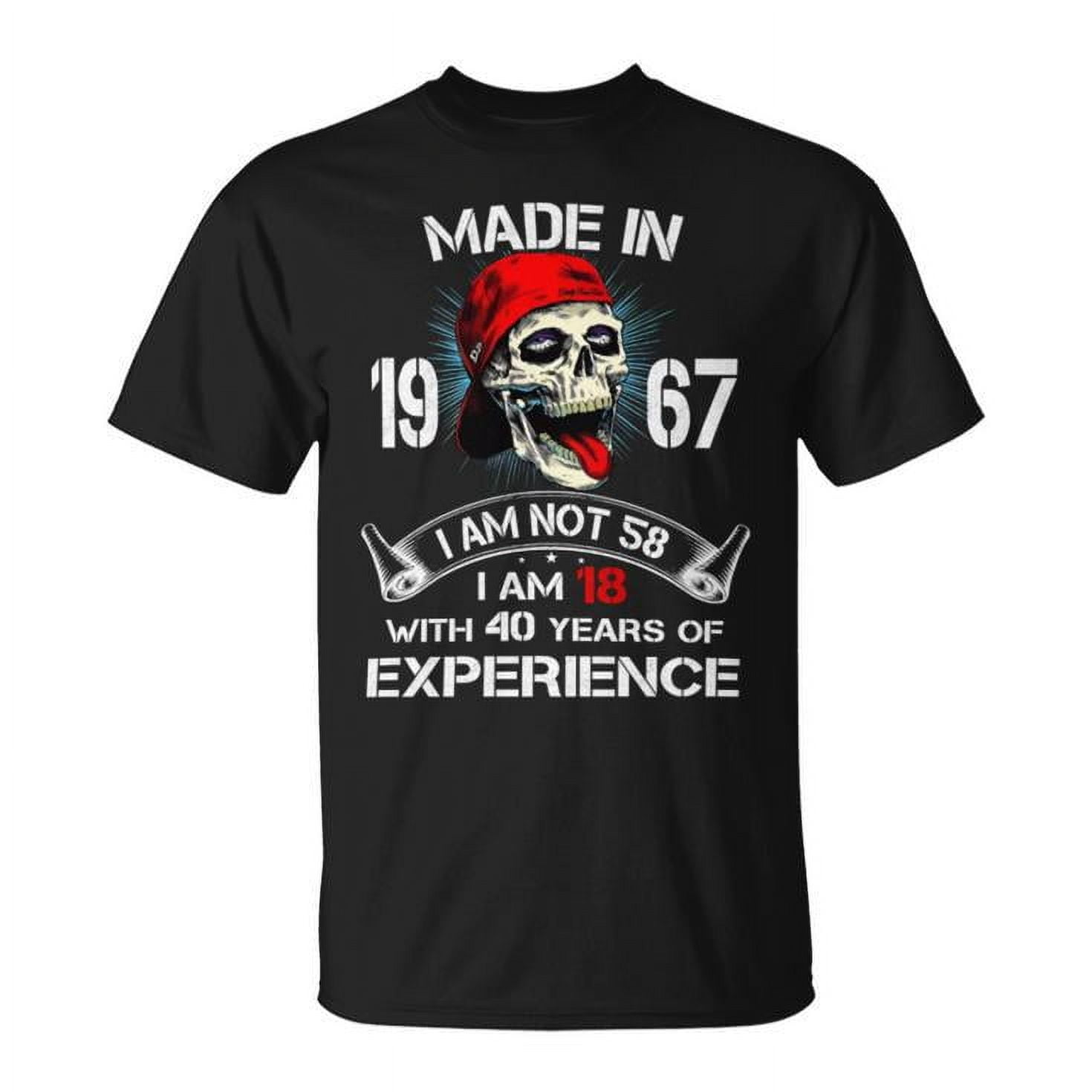 1967 Years Of E-Perience 2025 T-Shirt – Vintage 1967 Birthday Gift for ...