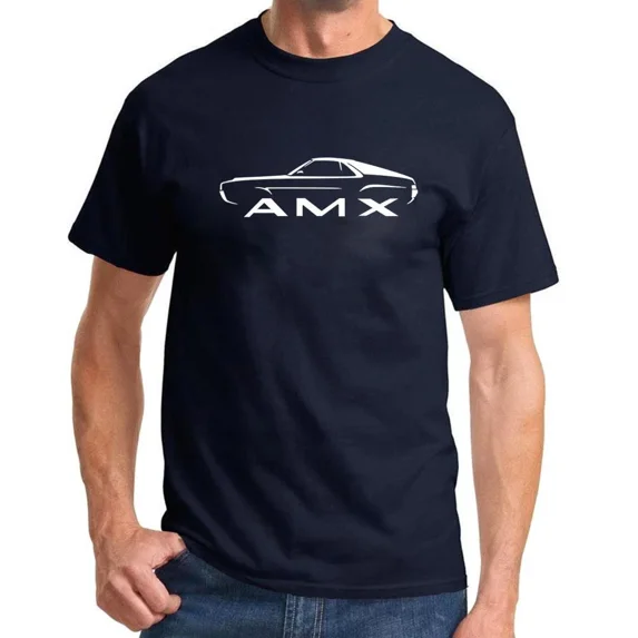 1968 1969 AMC AMC Classic Outline Design Tshirt NEW Colors - Walmart.com