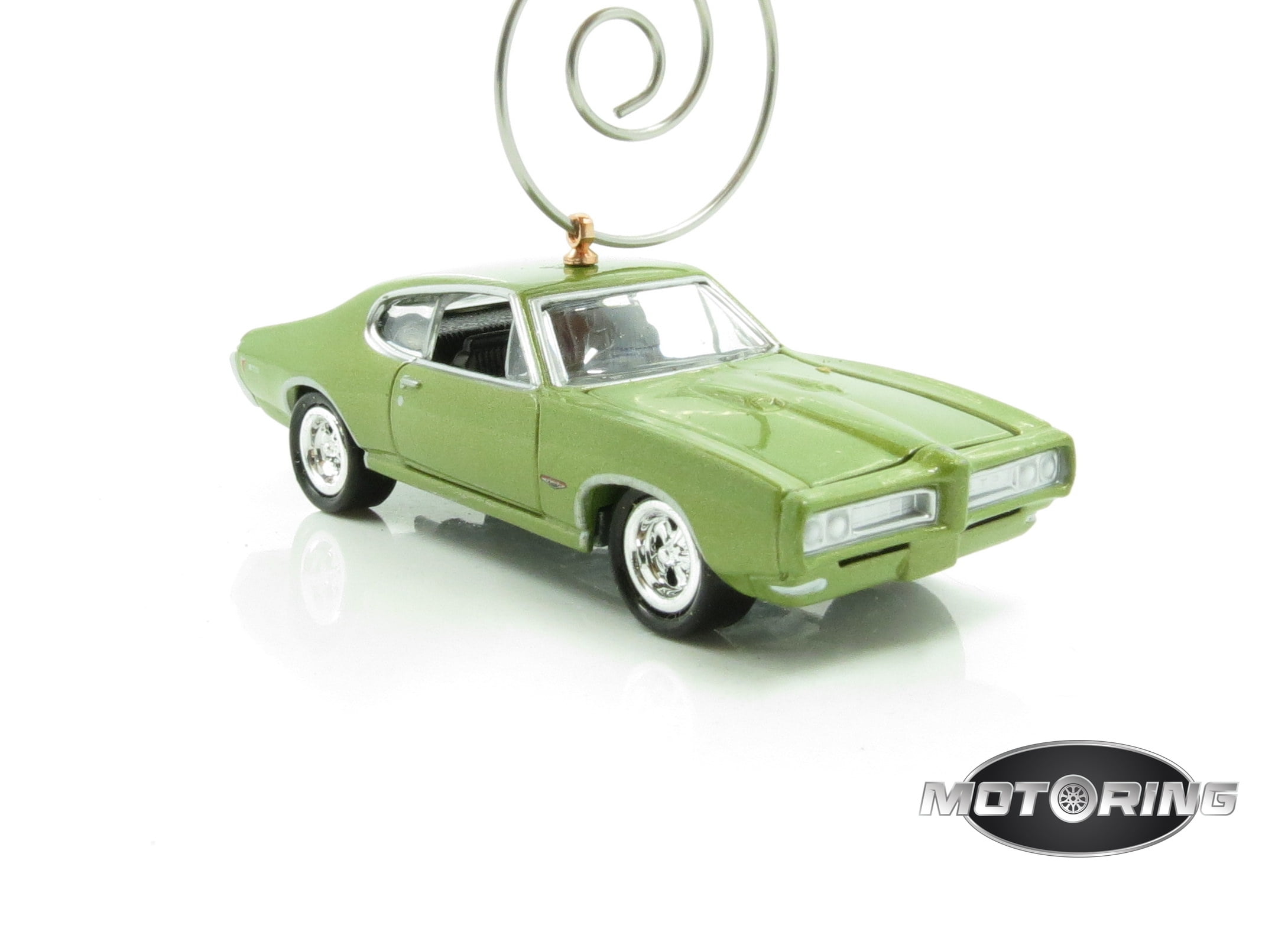 1968 '68 Pontiac GTO Green Car Rare Christmas Tree Ornament Diecast ...