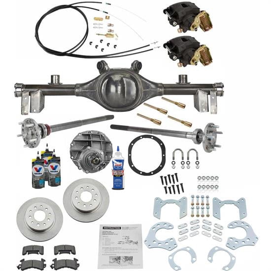 1968-72 GM A-Body Ford 9 Inch Rear Axle w/E-Brake Kit, 3.50:1 - Walmart.com