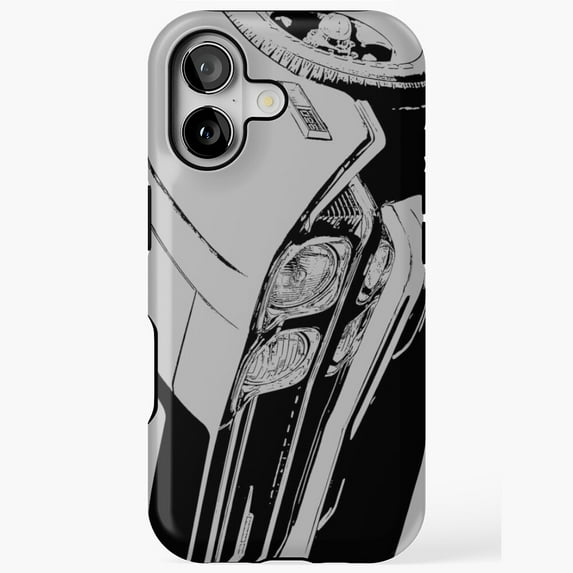 1968 Chevy Chevelle Stylized Minimalist Light Background Artwork with ...