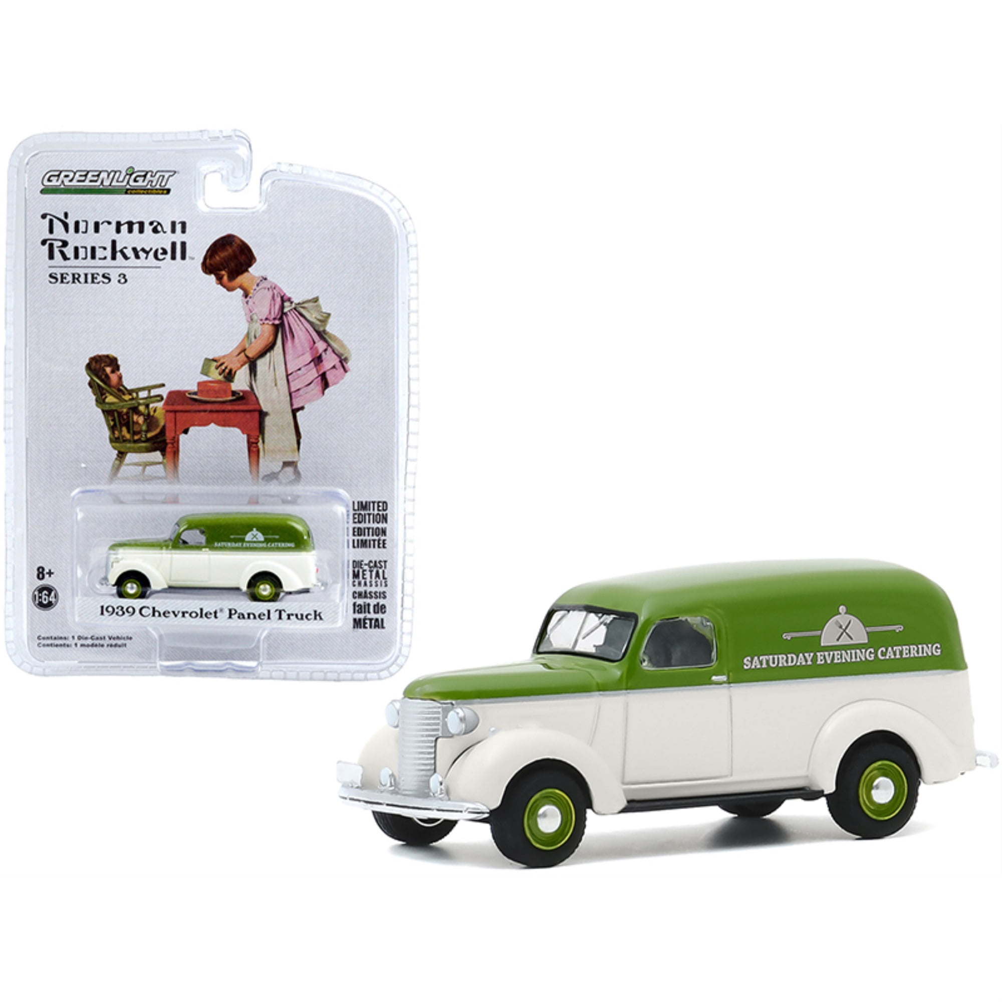 Norman Rockwell 1939 Chevrolet Panel Truck 1:64 Scale Diecast Replica ...