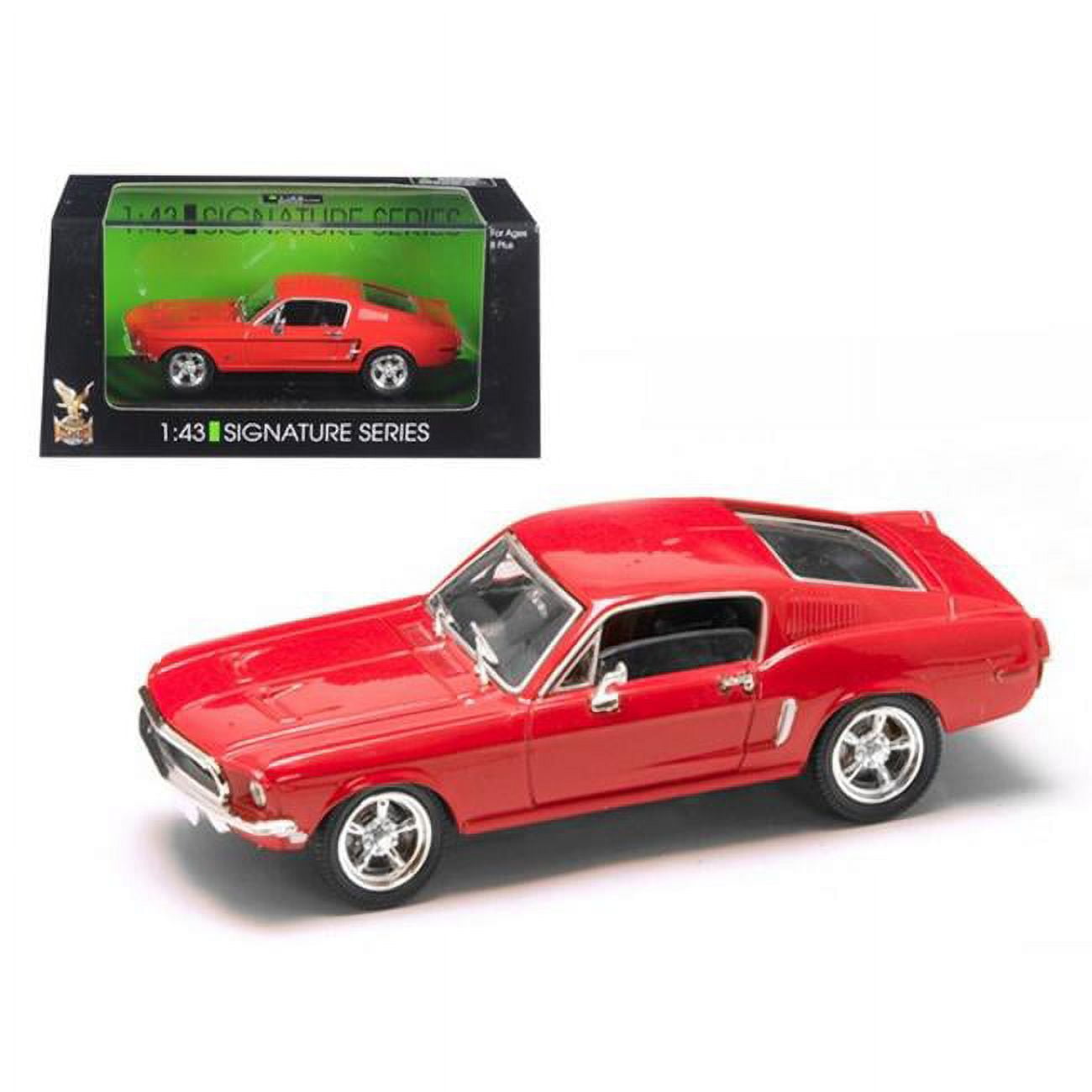 1968 Ford Mustang GT White Signature Series 1/43 Diecast Car by Road ...