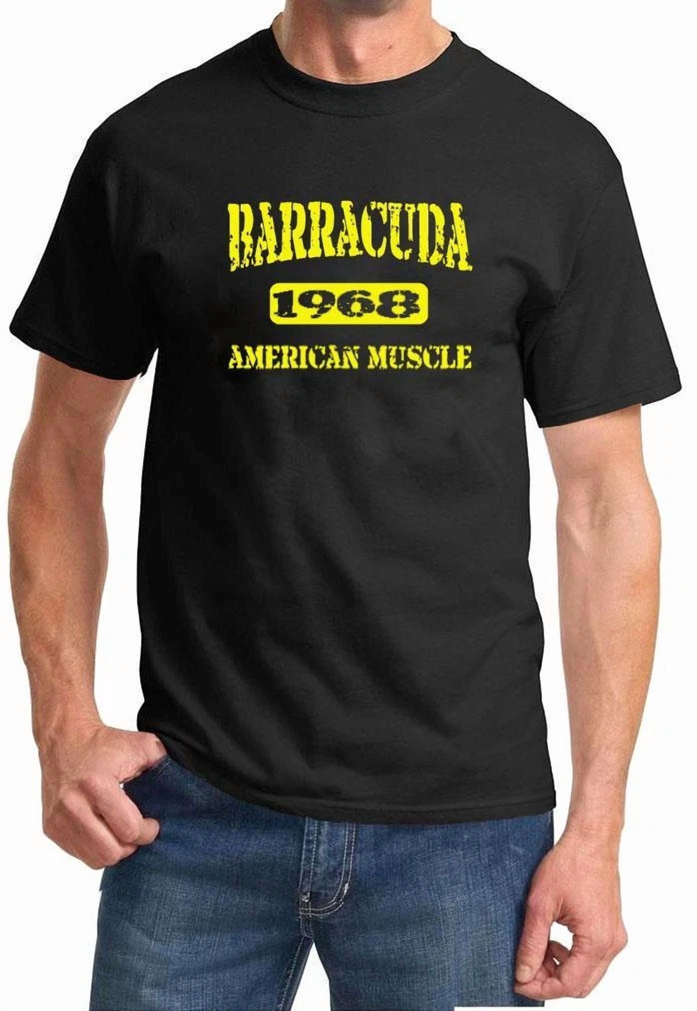1968 Plymouth Barracuda American Muscle Car Color Design Tshirt NEW ...