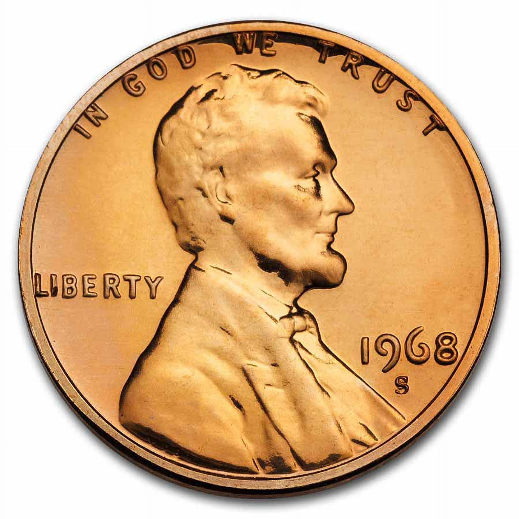 1968-S Lincoln Cent Gem Proof (Red) - Walmart.com