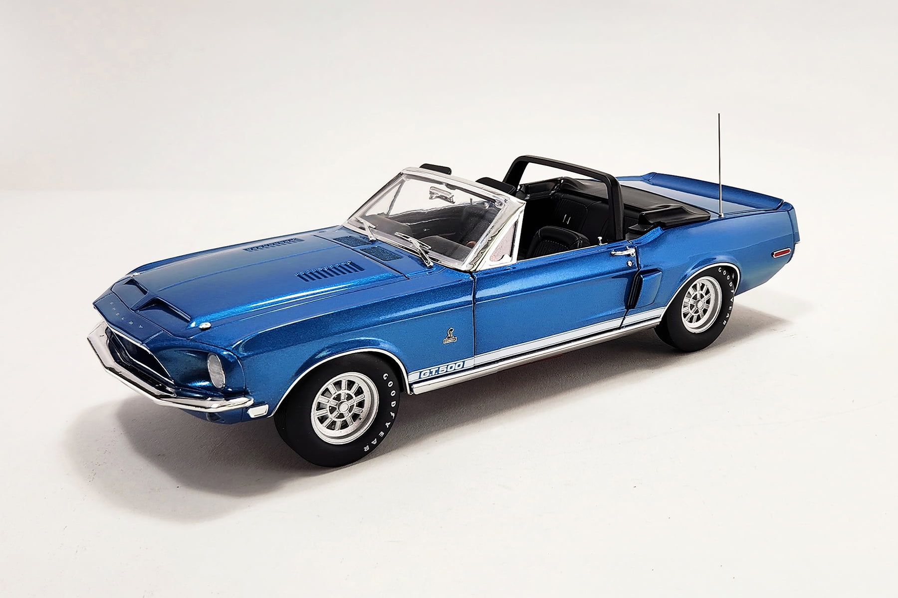 1968 Shelby GT500 Convertible, Acapulco Blue - Acme A1801848 - 1/18 ...