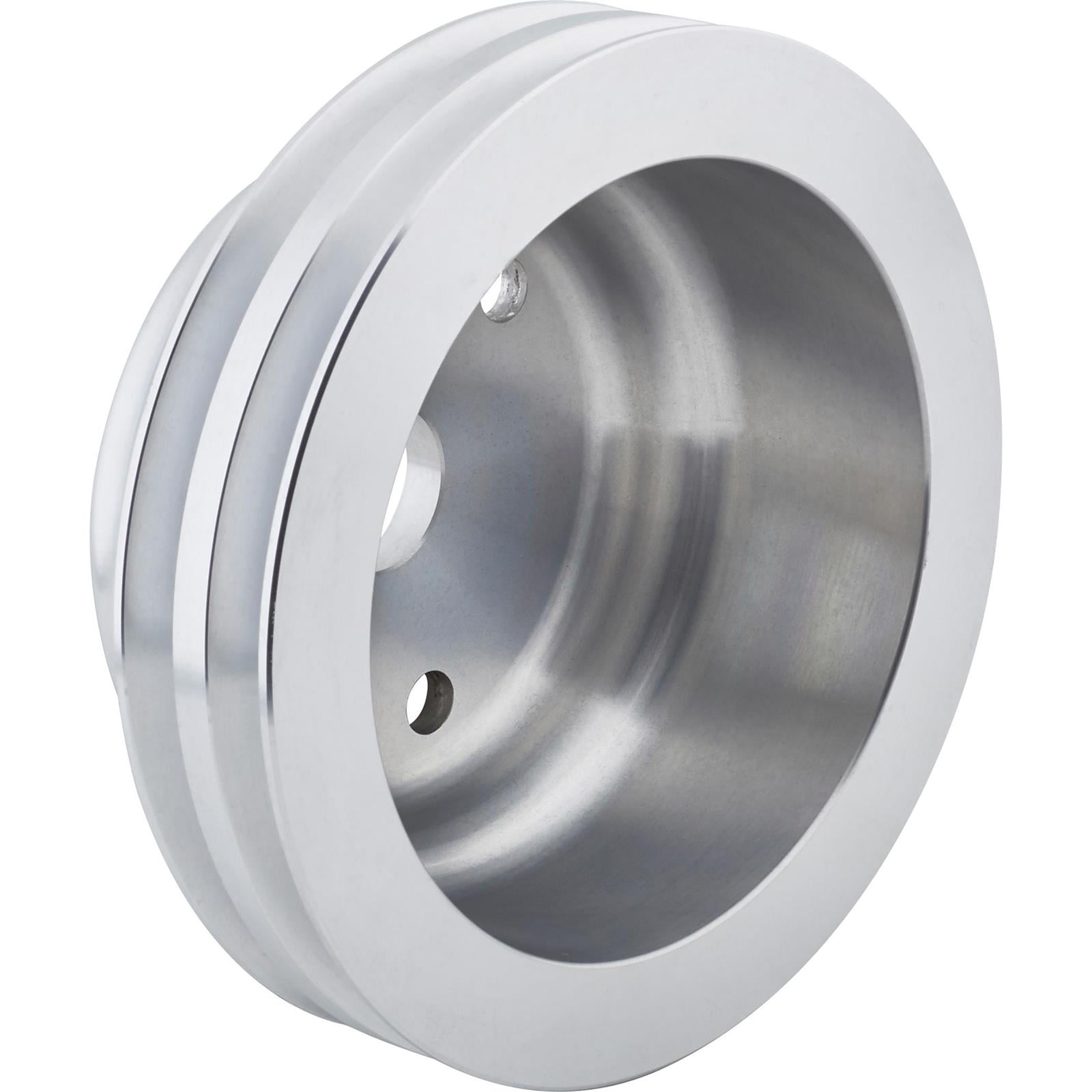 1969-1985 Small Block Chevy Aluminum Double Lower Pulley, Long Pump ...