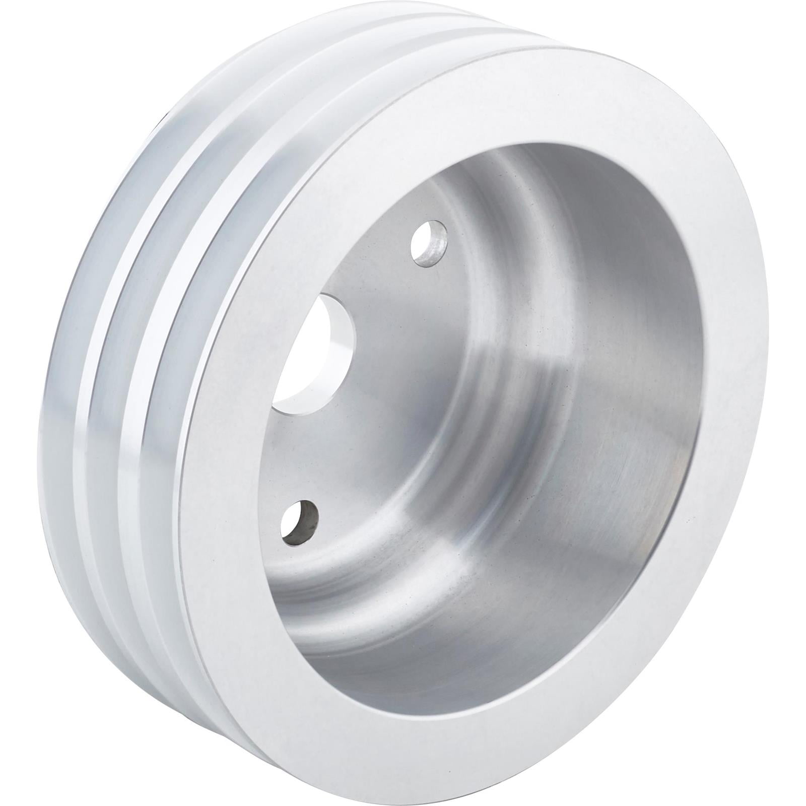 1969-1985 Small Block Chevy Aluminum Triple Lower Pulley, Long Pump ...