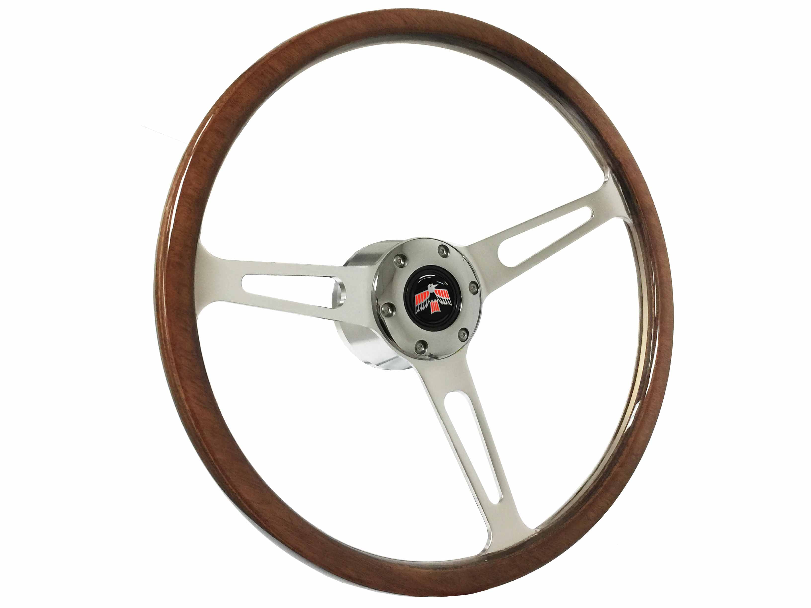 1969-1989 Pontiac Firebird; VSW 6 Bolt Deluxe Rivetted Wood Steering ...