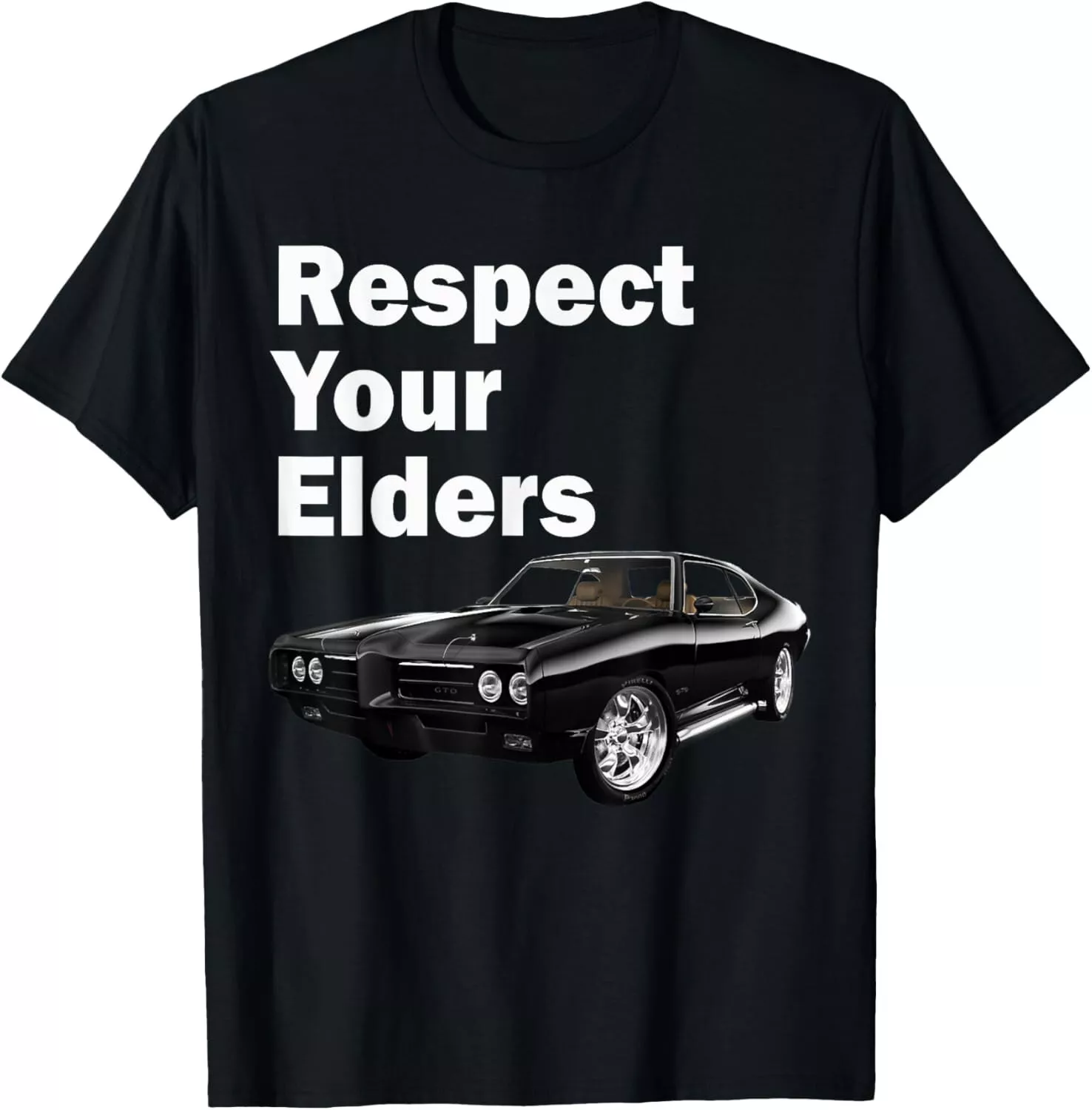 1969 69 GTO Classic Car Old School Muscle Car Gift Unisex T-Shirt, up ...