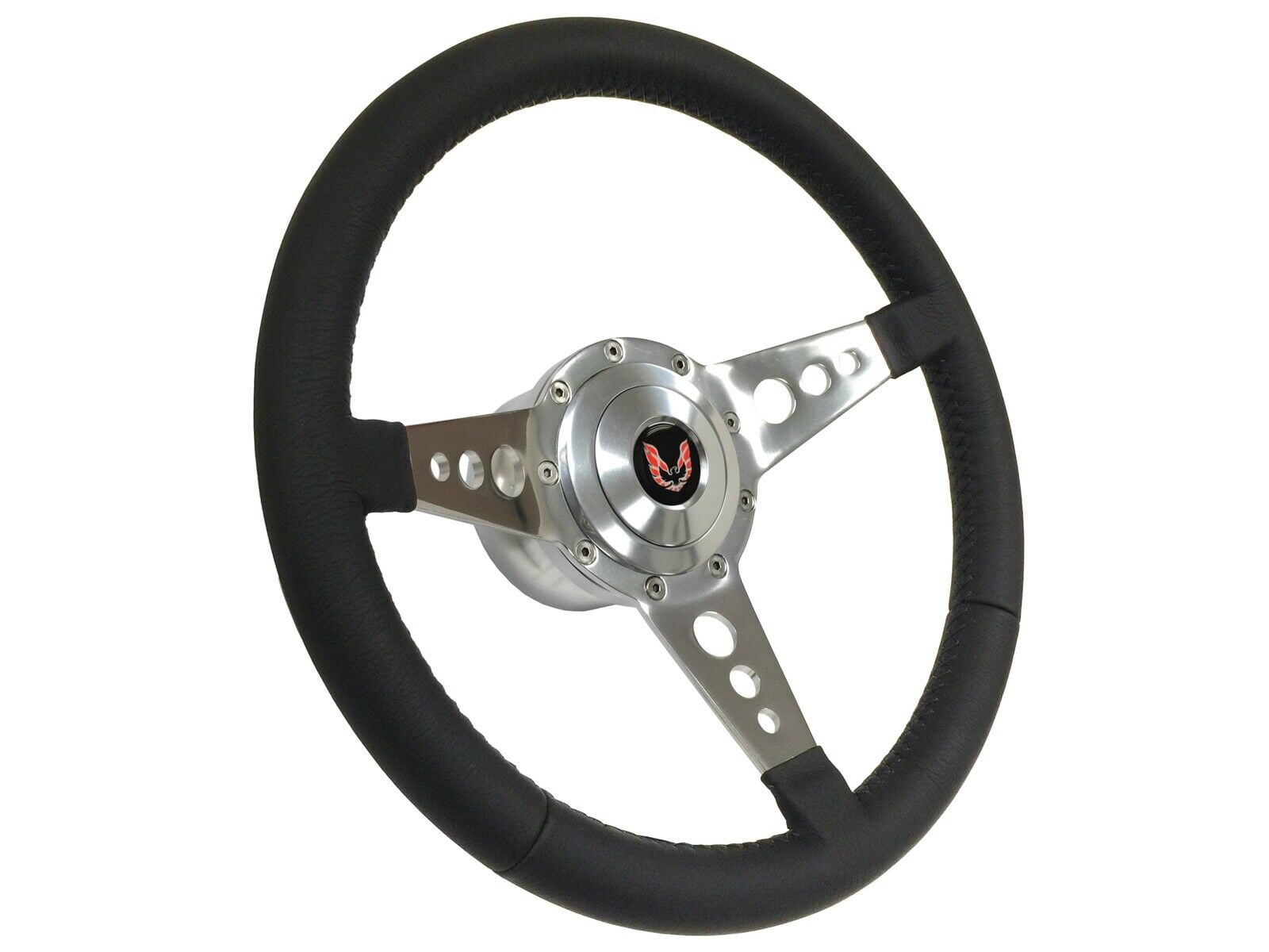 1969-94 Pontiac Red Firebird S9 Premium Leather Steering Wheel Kit ...