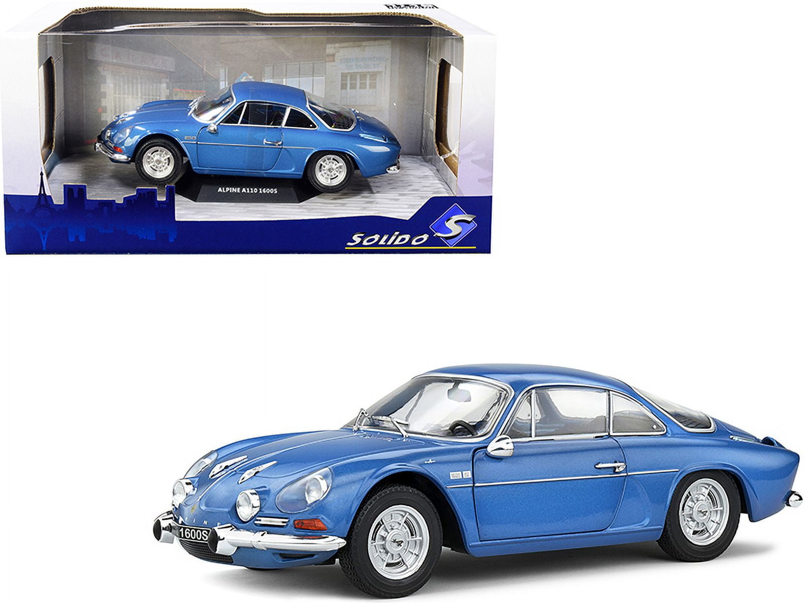 1969 Alpine A110 1600S Blue Alpine Metallic 1/18 Diecast Model Car by ...