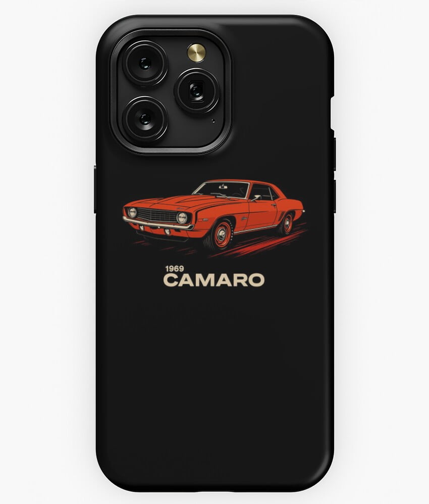 1969 Camaro COPO Tribute Hugger Orange G6625 Phone Case for iPhone17 16 ...