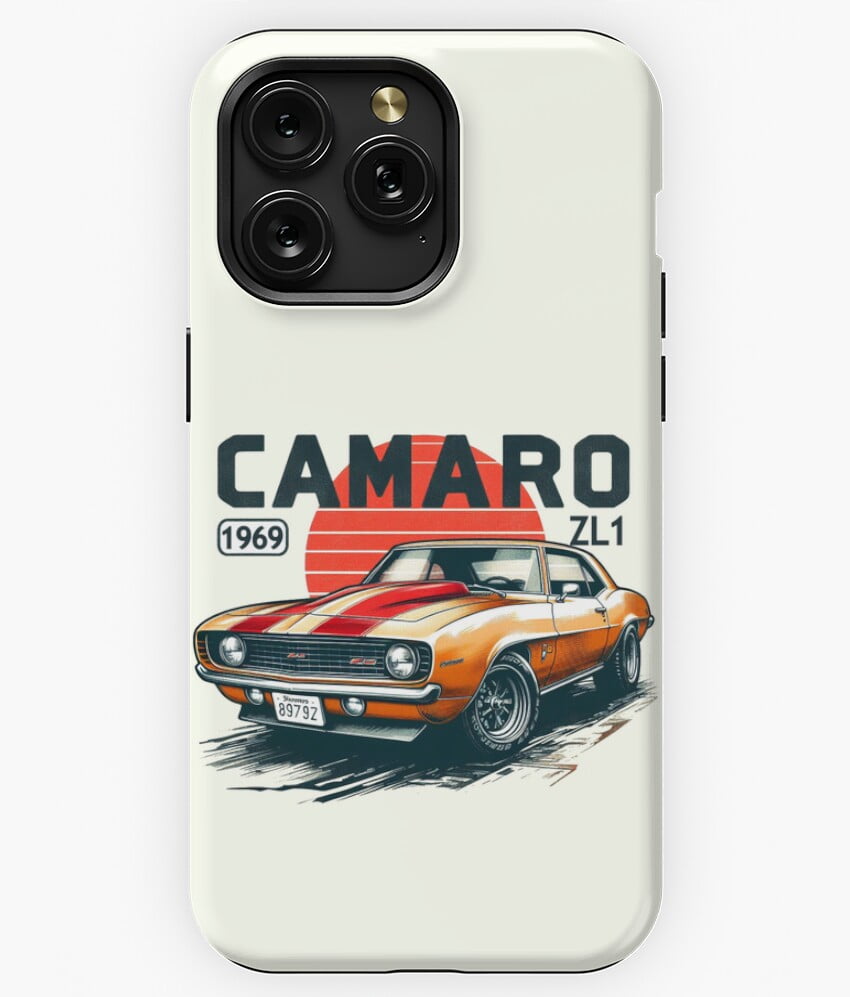 1969 Camaro ZL1 Classic Muscle Car G6592 Phone Case for iPhone17 16 15 ...