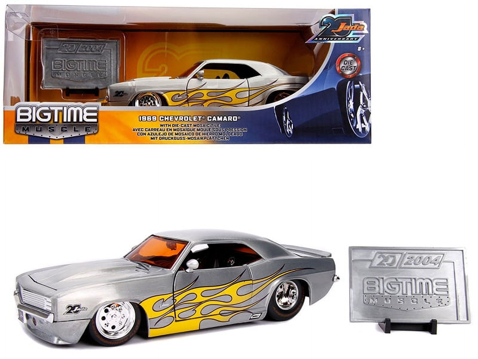 1969 Chevrolet Camaro Raw Metal with Yellow Flames "Bigtime Muscle ...