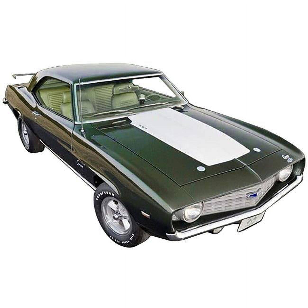 1969 Chevrolet Copo Camaro Dark Green Metallic with White Hood & Green ...