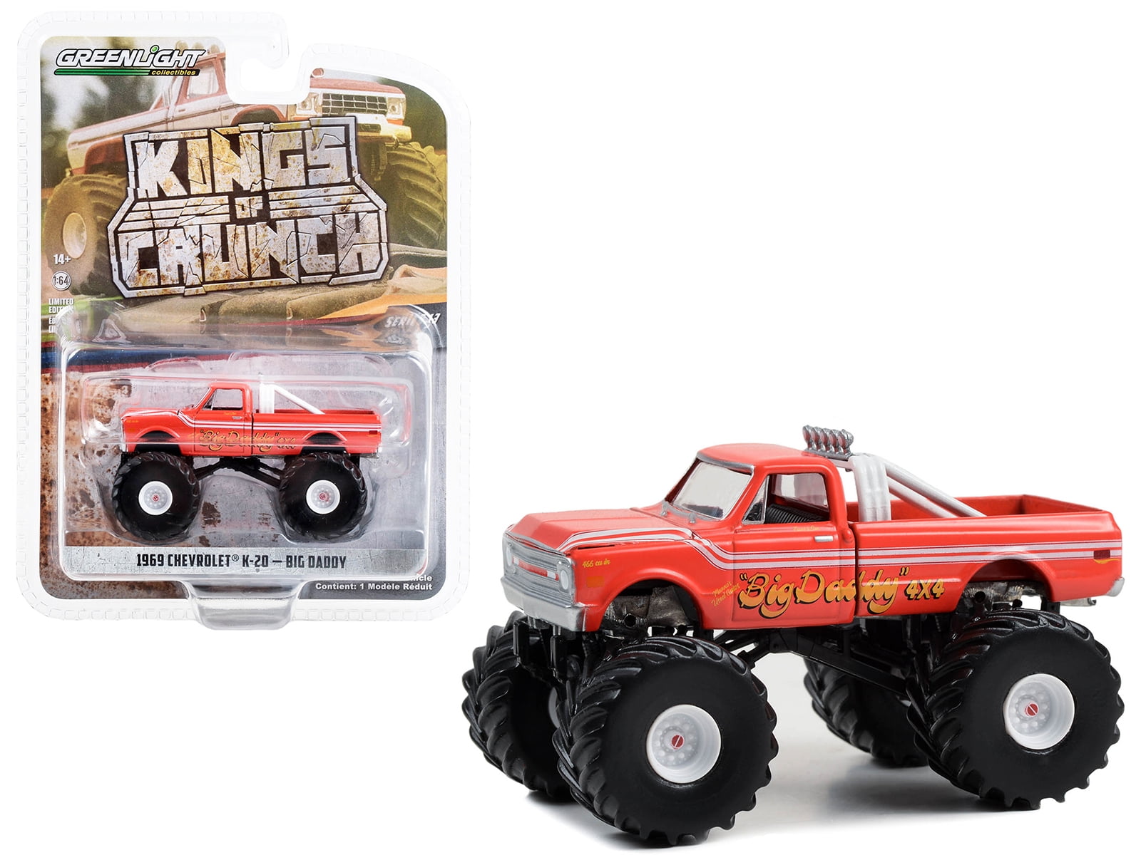 1969 Chevrolet K20 Monster Truck "Big Daddy" "Kings of Crunch" Series ...