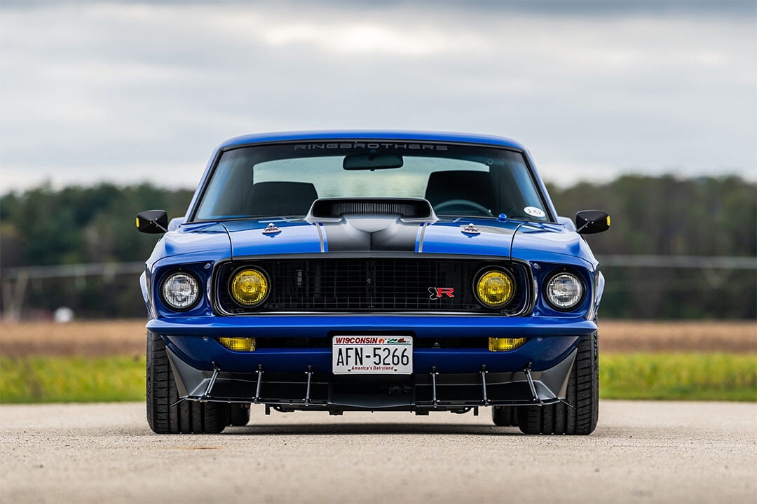 1969 Ringbrothers Ford Mustang UNKL Home Decor - 24x36 Inch Glossy ...