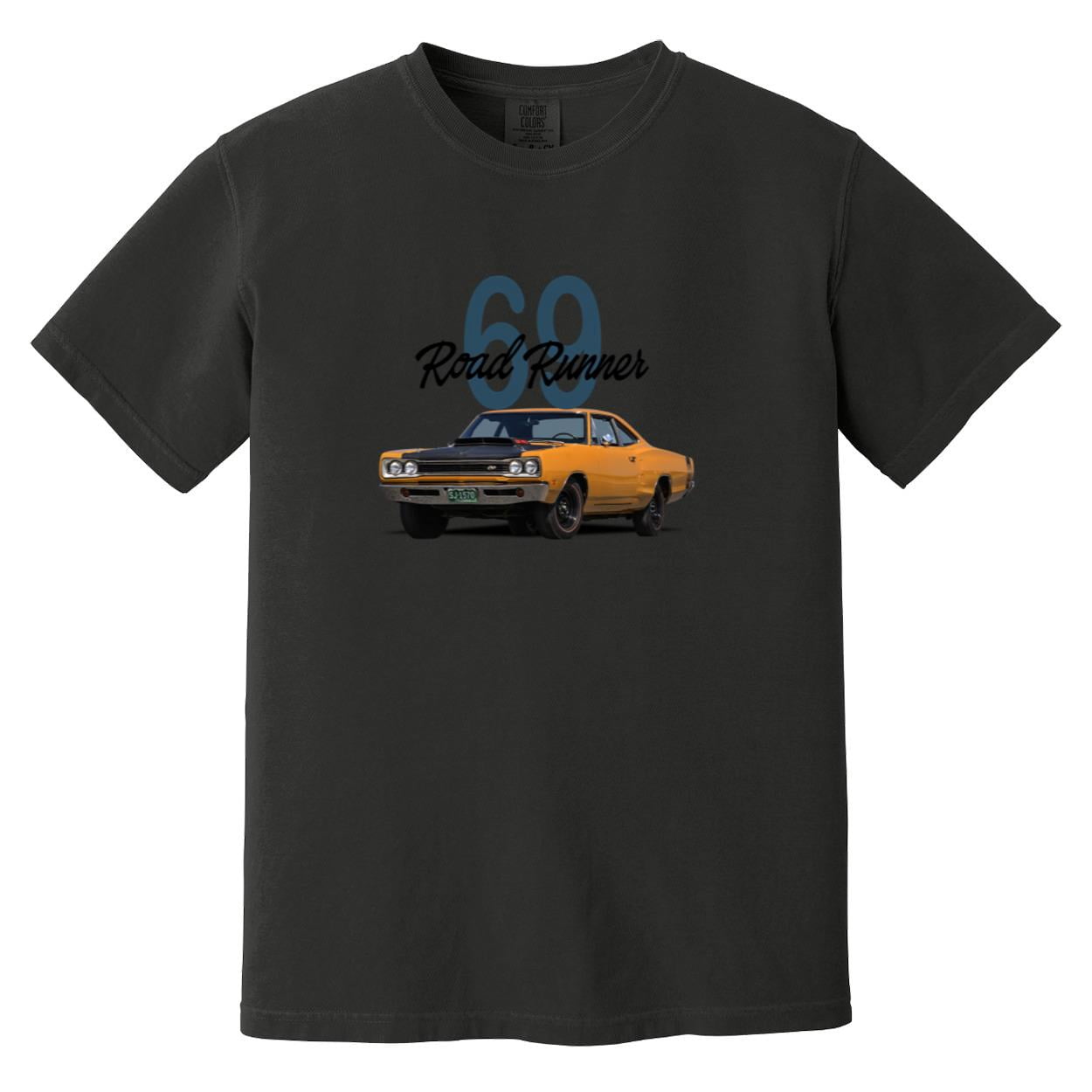1969 Road Runner Classic Muscle Car Art Tribute Comfort Color T-shirt ...