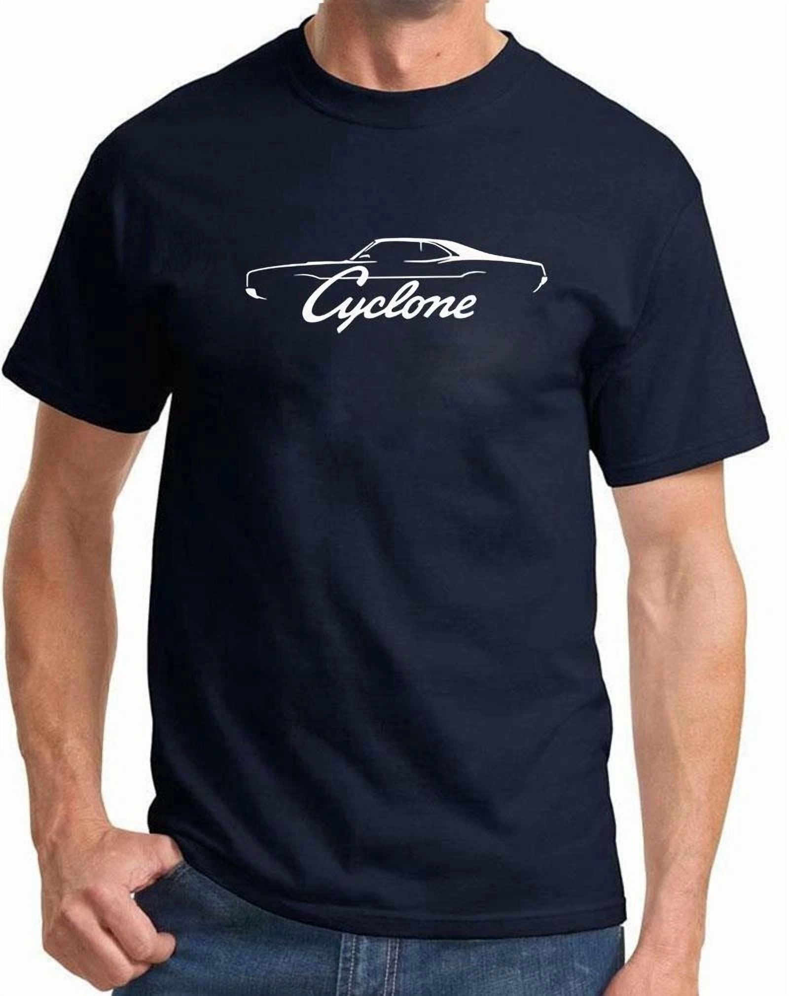 1970 1971 Mercury Cyclone Hardtop Classic Outline Design Tshirt NEW 1970-1971-mercury-cyclone-hardtop-classic-outline-design-tshirt-new
