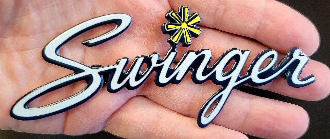1970-1975 Dodge Swinger Logo Flat Steel Sign - Walmart.com
