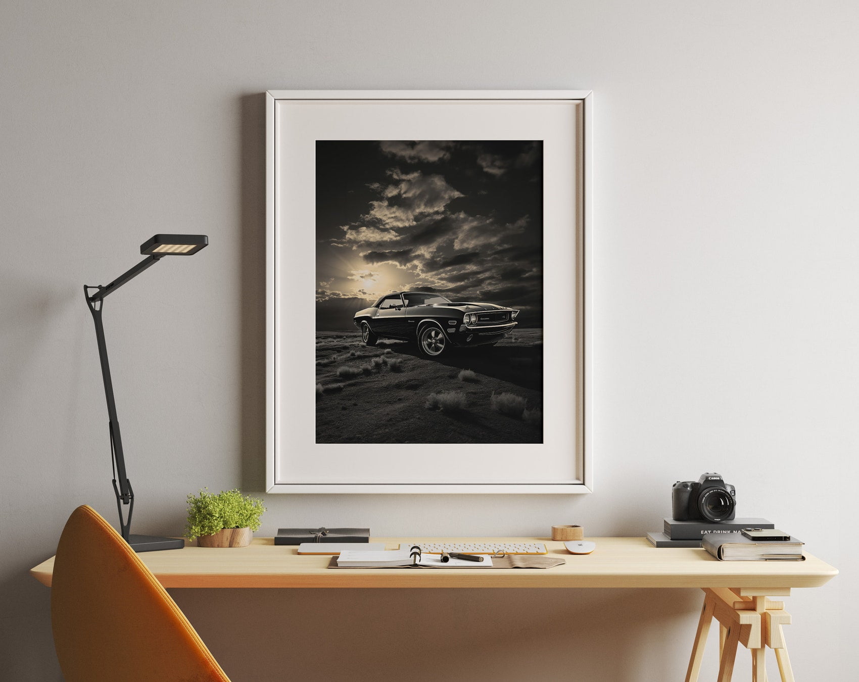 1970 Dodge Challenger Car Posters Aesthetic Muscle Car Poster Artful ...