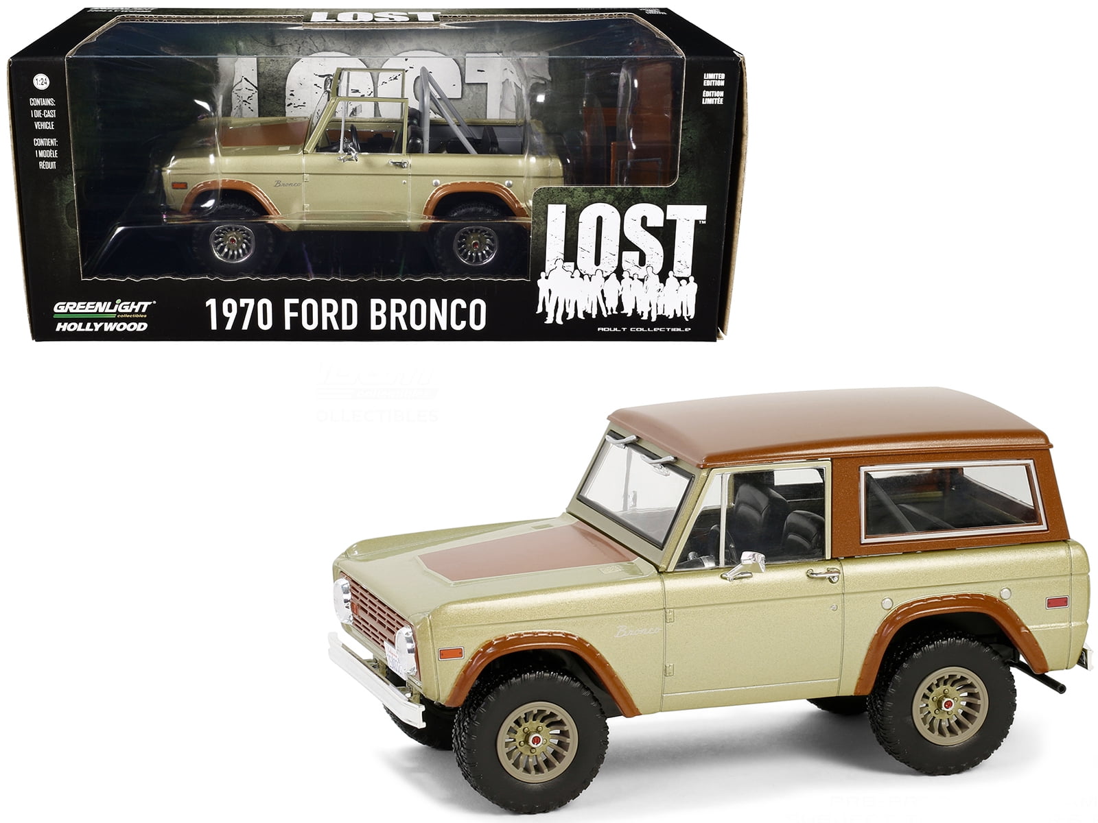 1970 Ford Bronco Gold Metallic with Brown Hood and Top "Lost" (2004 ...