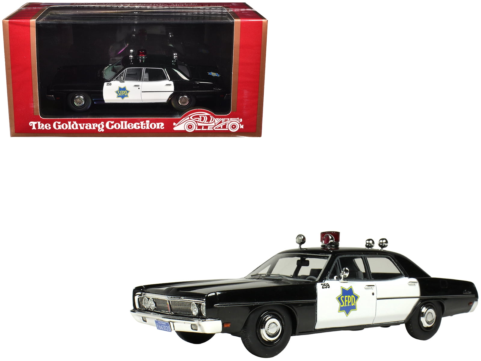 1970 Ford Custom Police Car "San Francisco Police Department" Black and ...