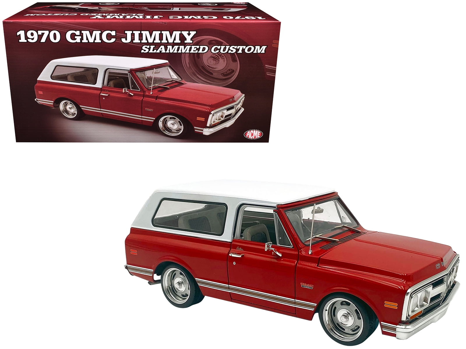 1970 GMC Jimmy Red Metallic with White Top "Slammed Custom" Limited ...