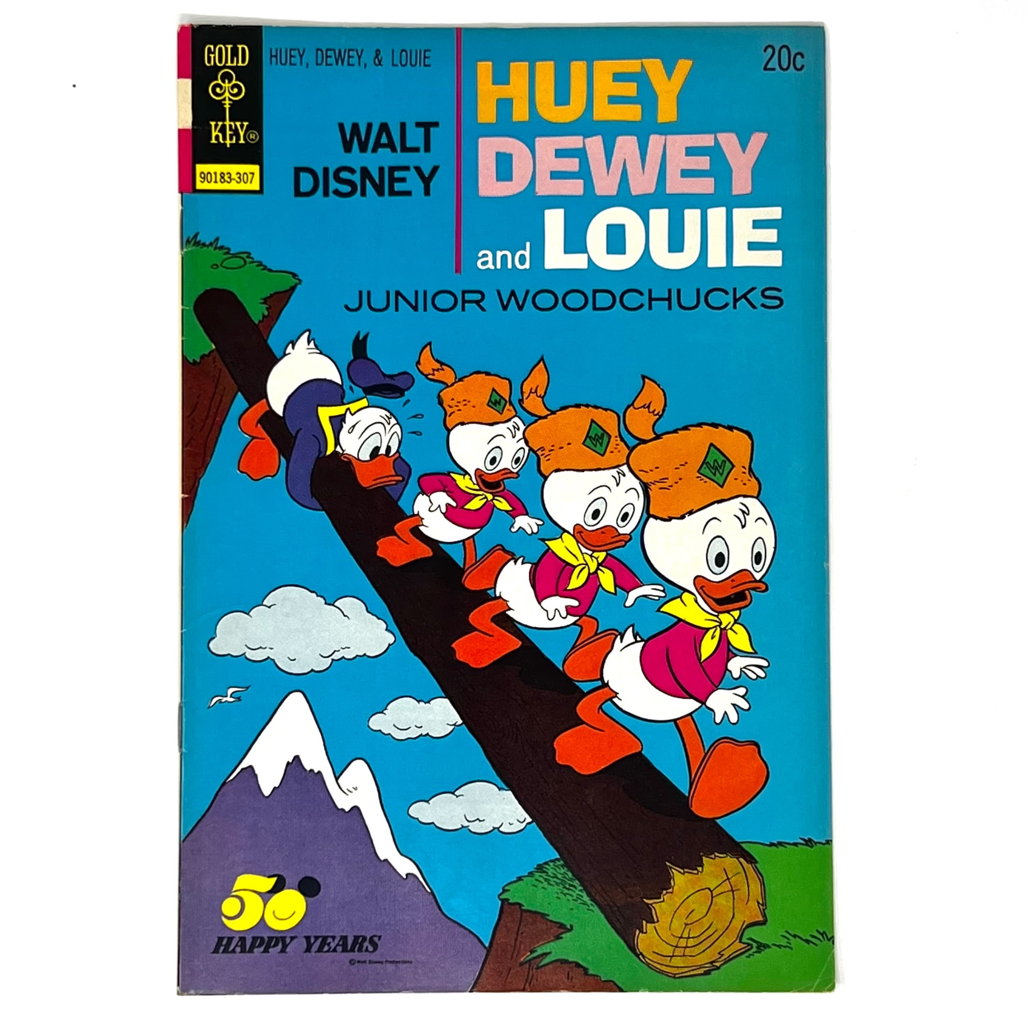 1970 Gold Key Walt Disney Huey Dewey and Louie Junior Woodchucks July ...