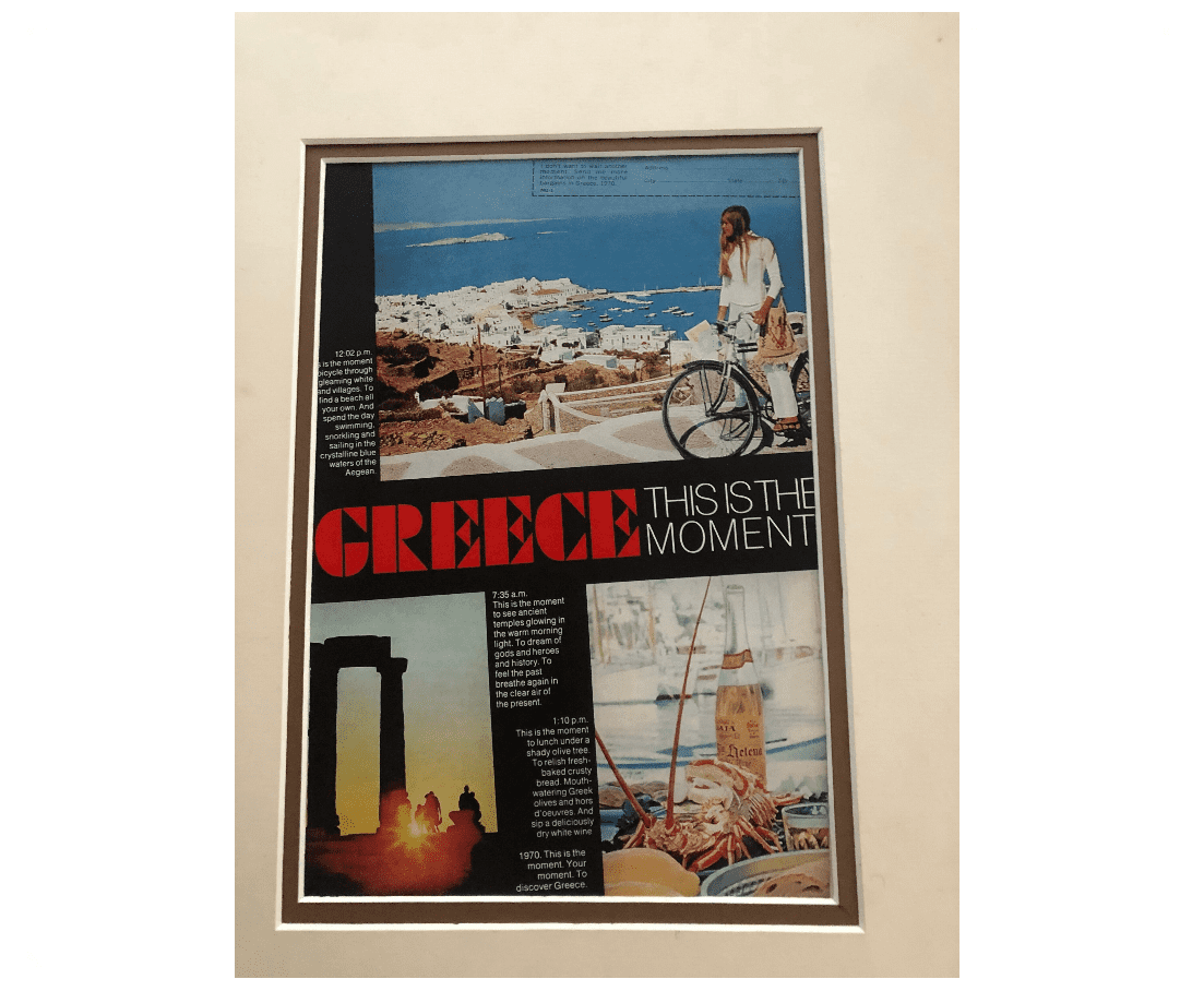 1970S Greece Tourism Poster This Is The Moment - Walmart.com