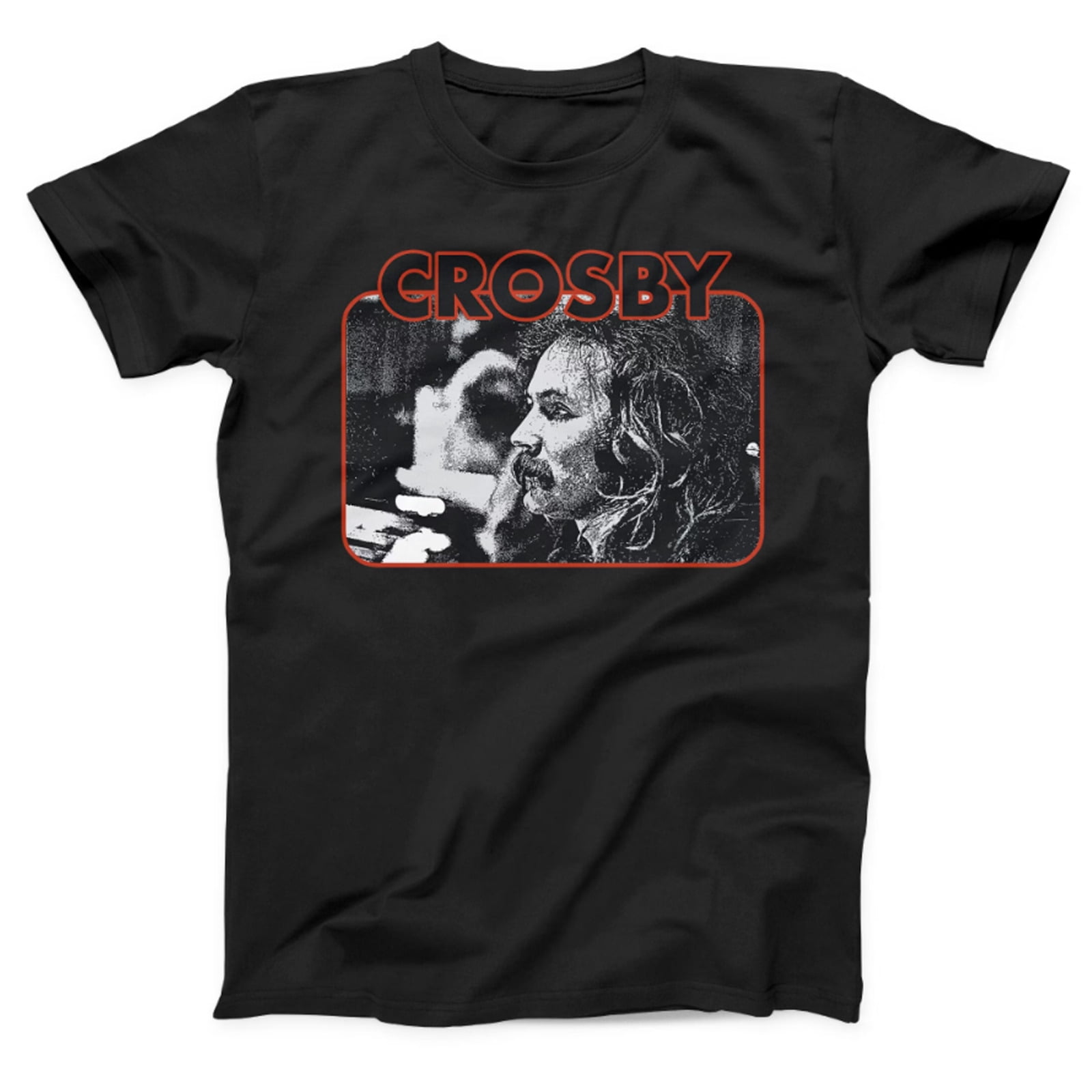 1970s David Crosby Vintage T-shirt Black Cotton All Sizes 3F188 ...