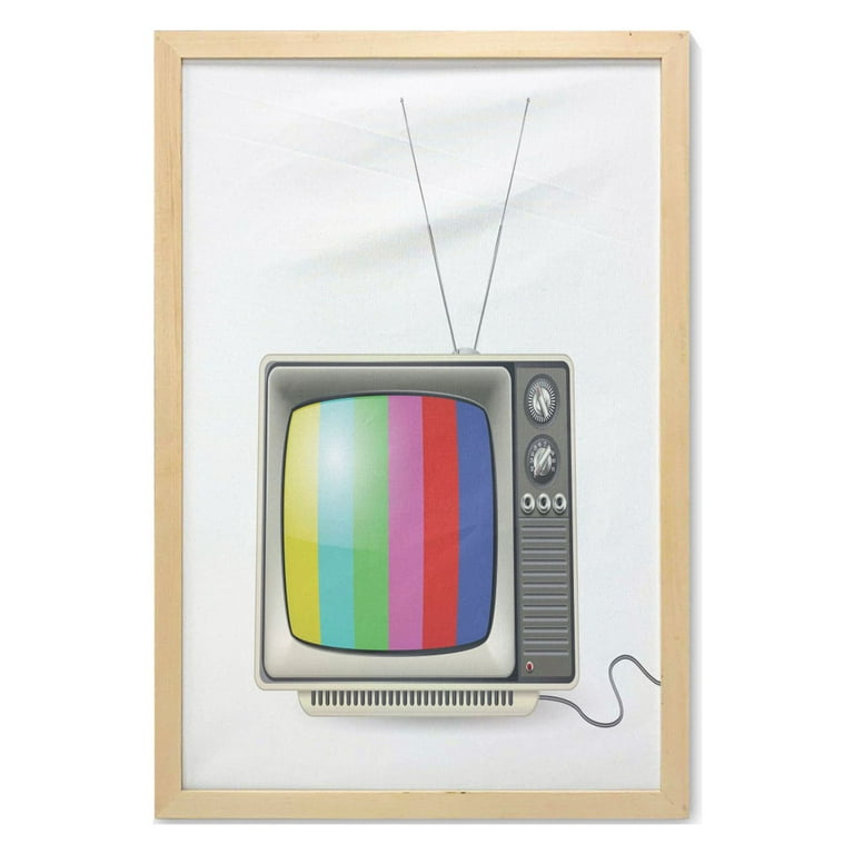 tv coloured lines