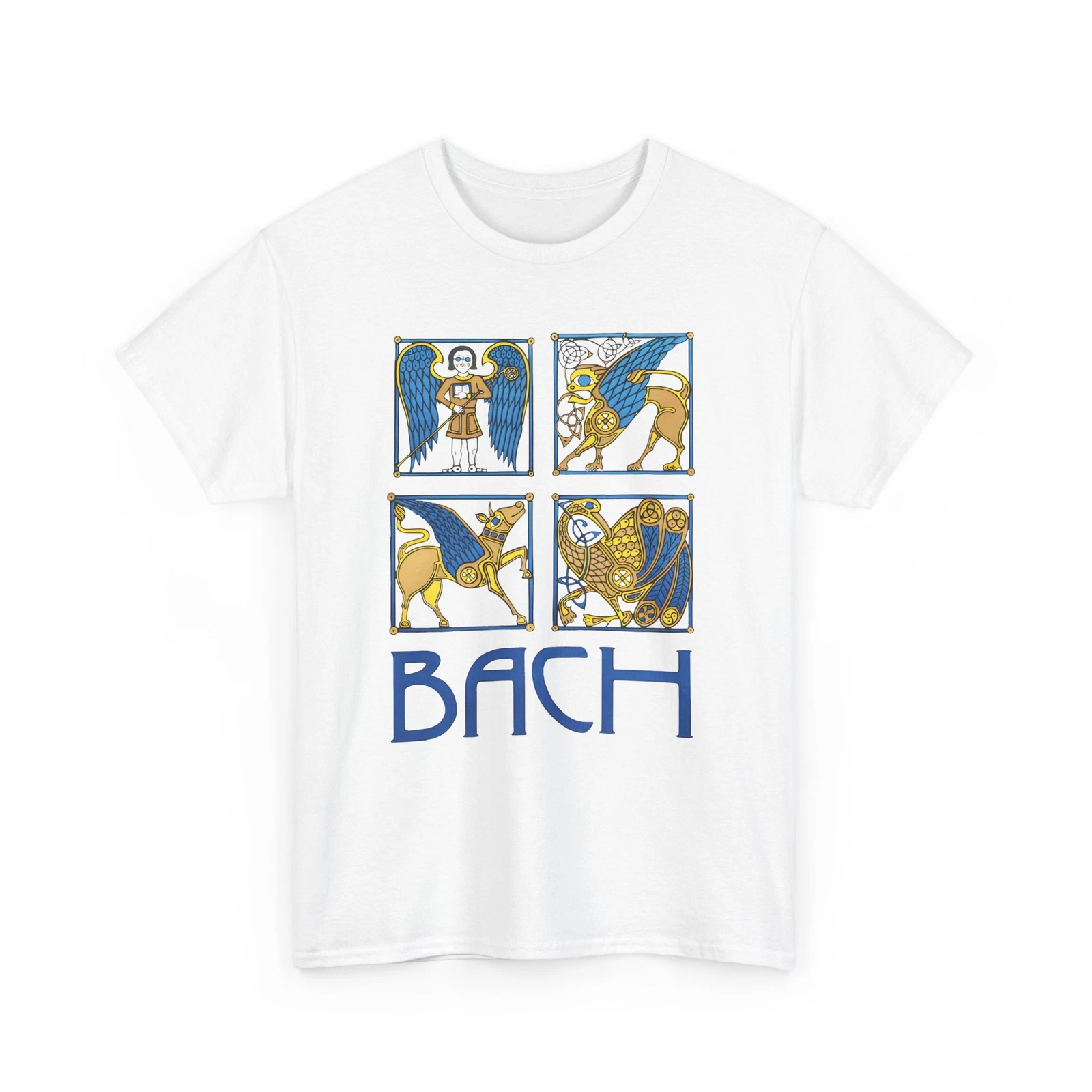 1970s david lance goines bach poster reproduction tshirt - Walmart.com