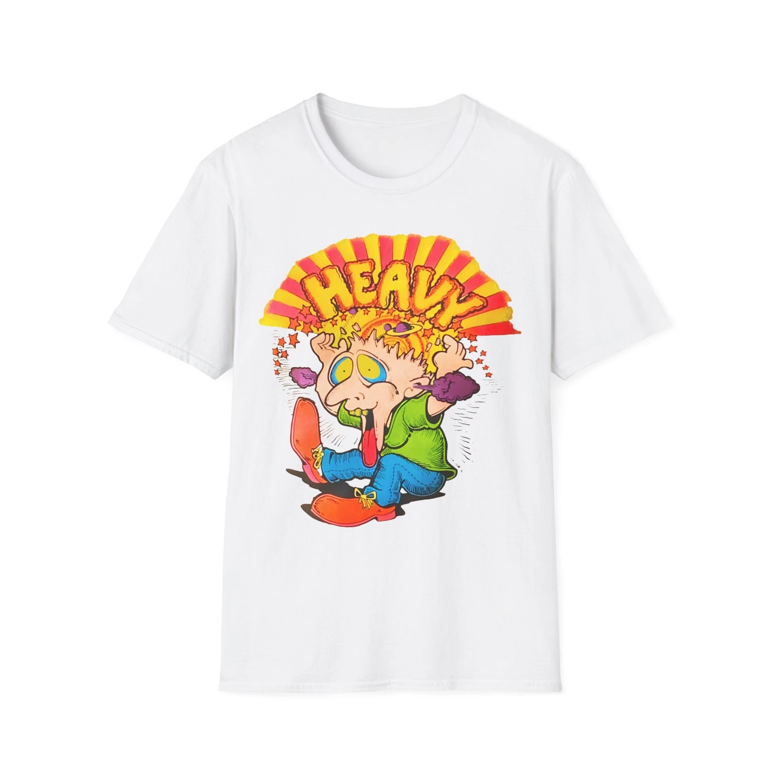1970s "heavy trip" cartoon character reproduction tshirt - Walmart.com