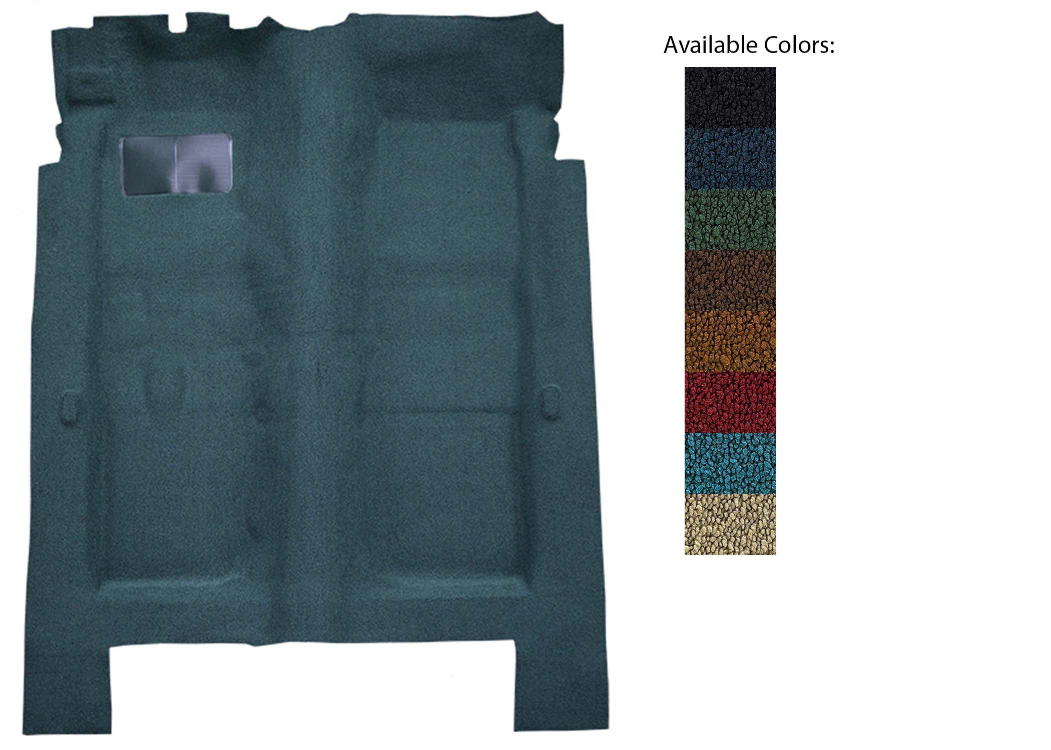 1971-1973 Ford Country Squire 4DR 08 Dark Green Loop Carpet Kit ...