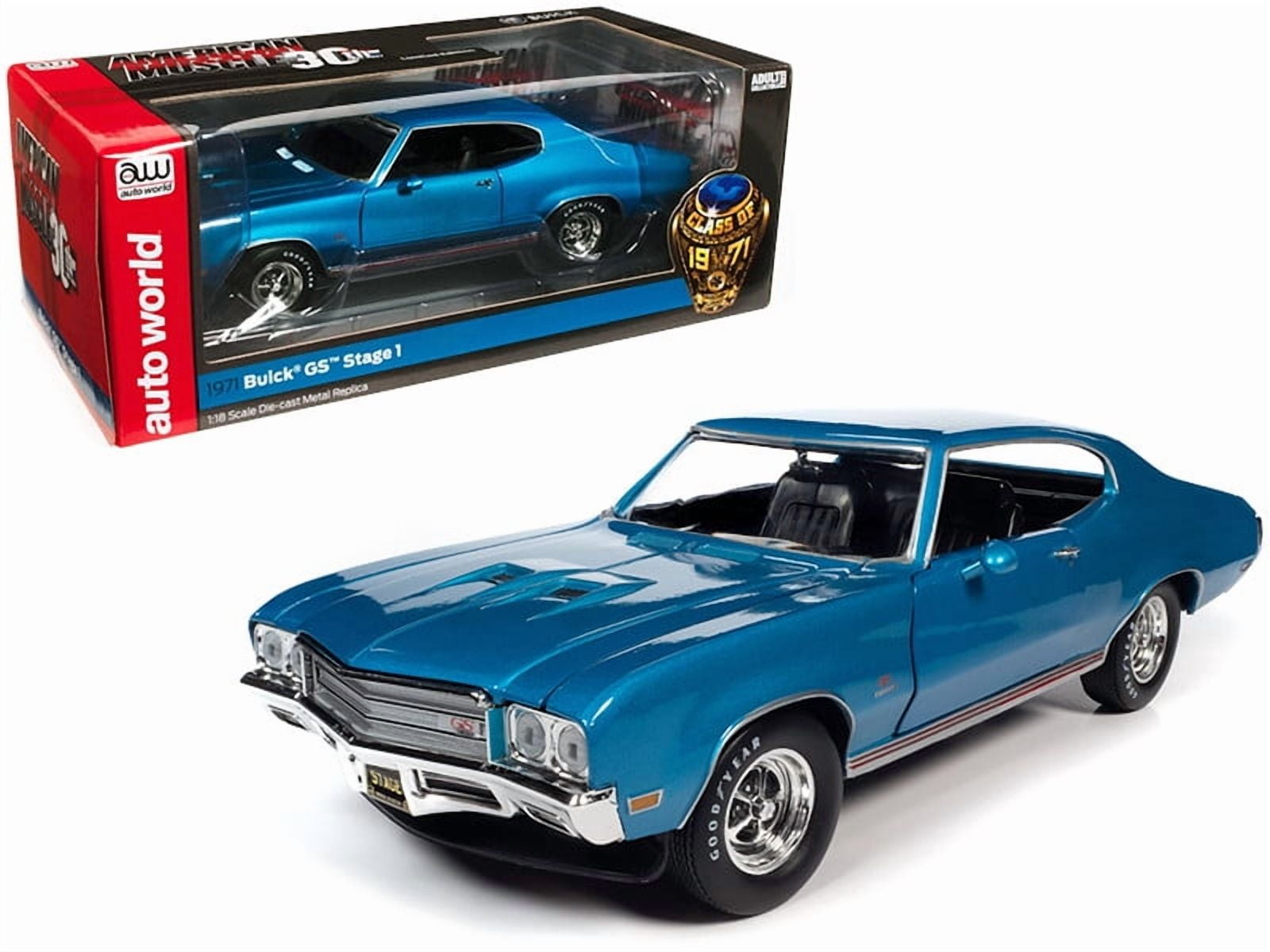 Autoworld 1971 Buick Grand Sport GS Stage 1 Diecast Model Car ...