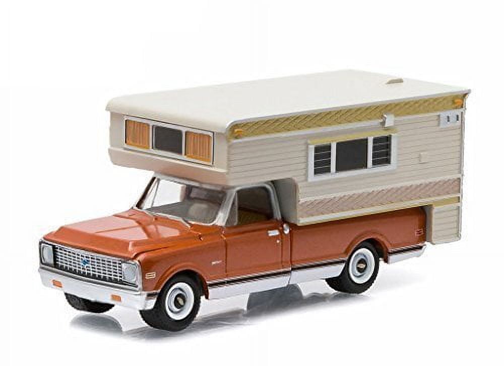 1971 Chevrolet C10 Cheyenne with Large Camper Hobby Exclusive 1/64 by ...