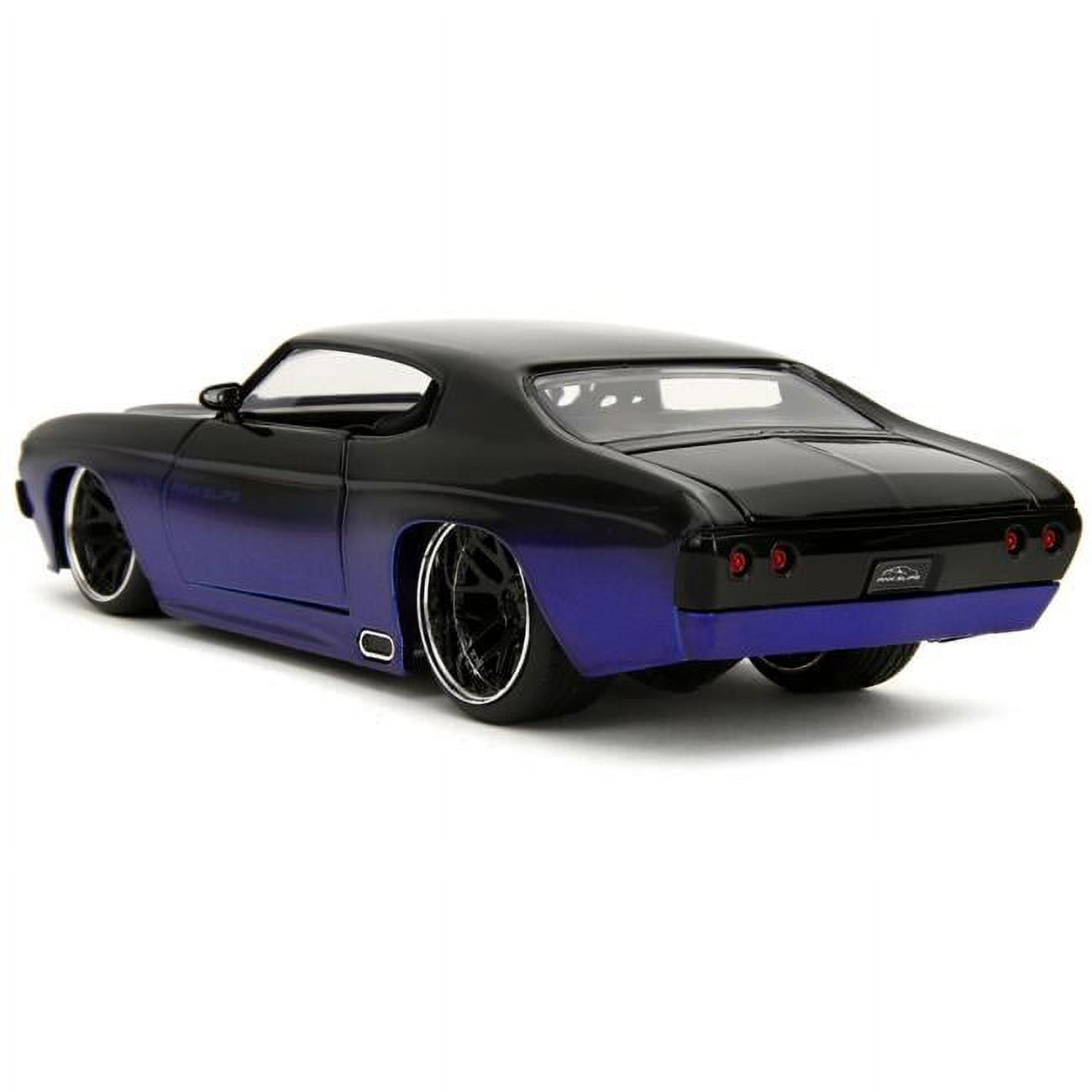 1971 Chevrolet Chevelle SS Black and Blue "Pink Slips" Series 1/24 ...