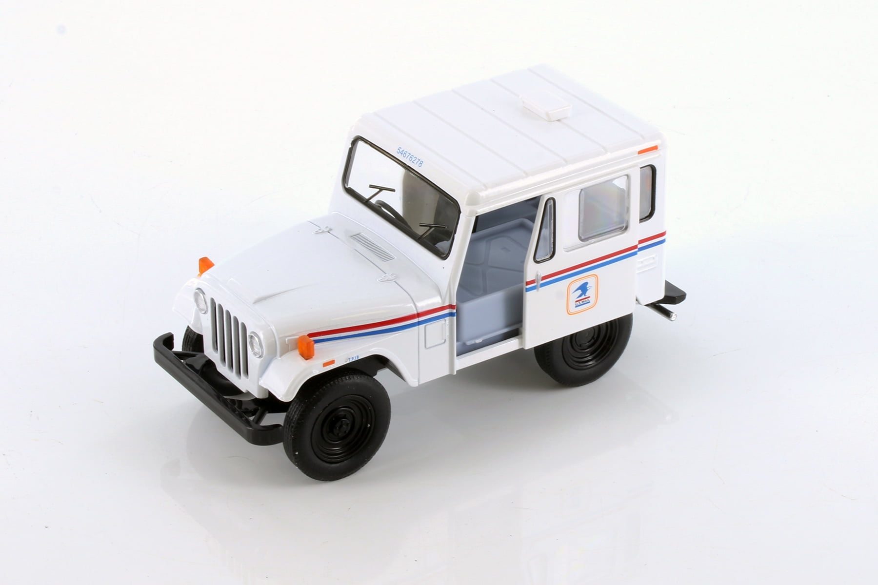 1971 Jeep DJ-5B USPS, White - Kinsmart 5435D - 1/26 scale Diecast Model ...