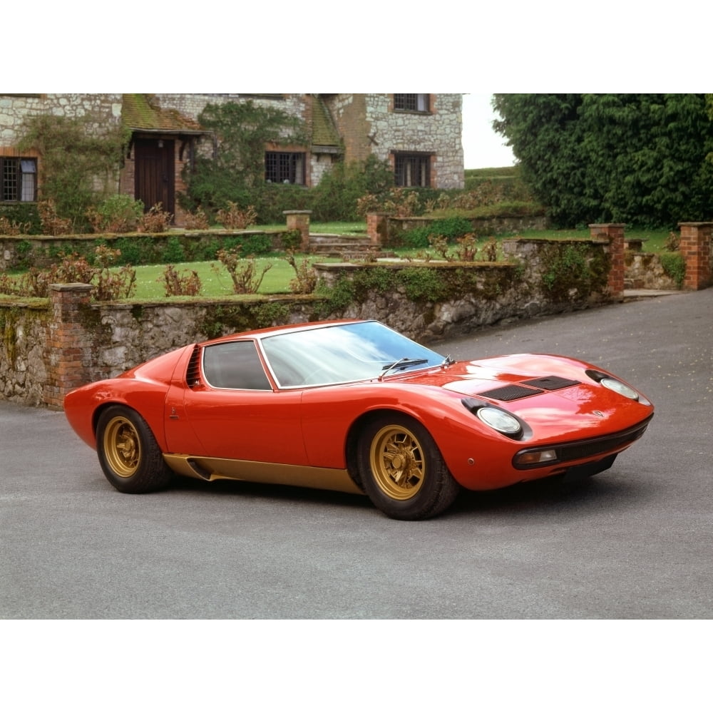 1971 Lamborghini Miura P400 SV V12 40 litre engine producing 385 bhp Bodywork built by Bertone ...