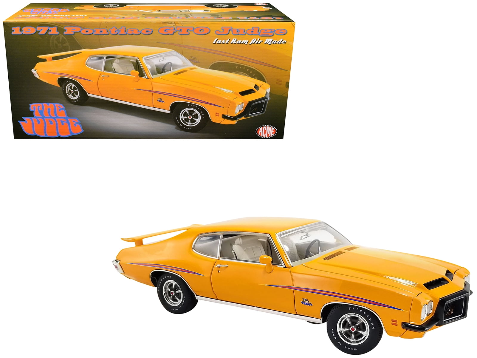 1971 Pontiac GTO Judge Orange "Last Ram Air Made" Limited Edition to ...
