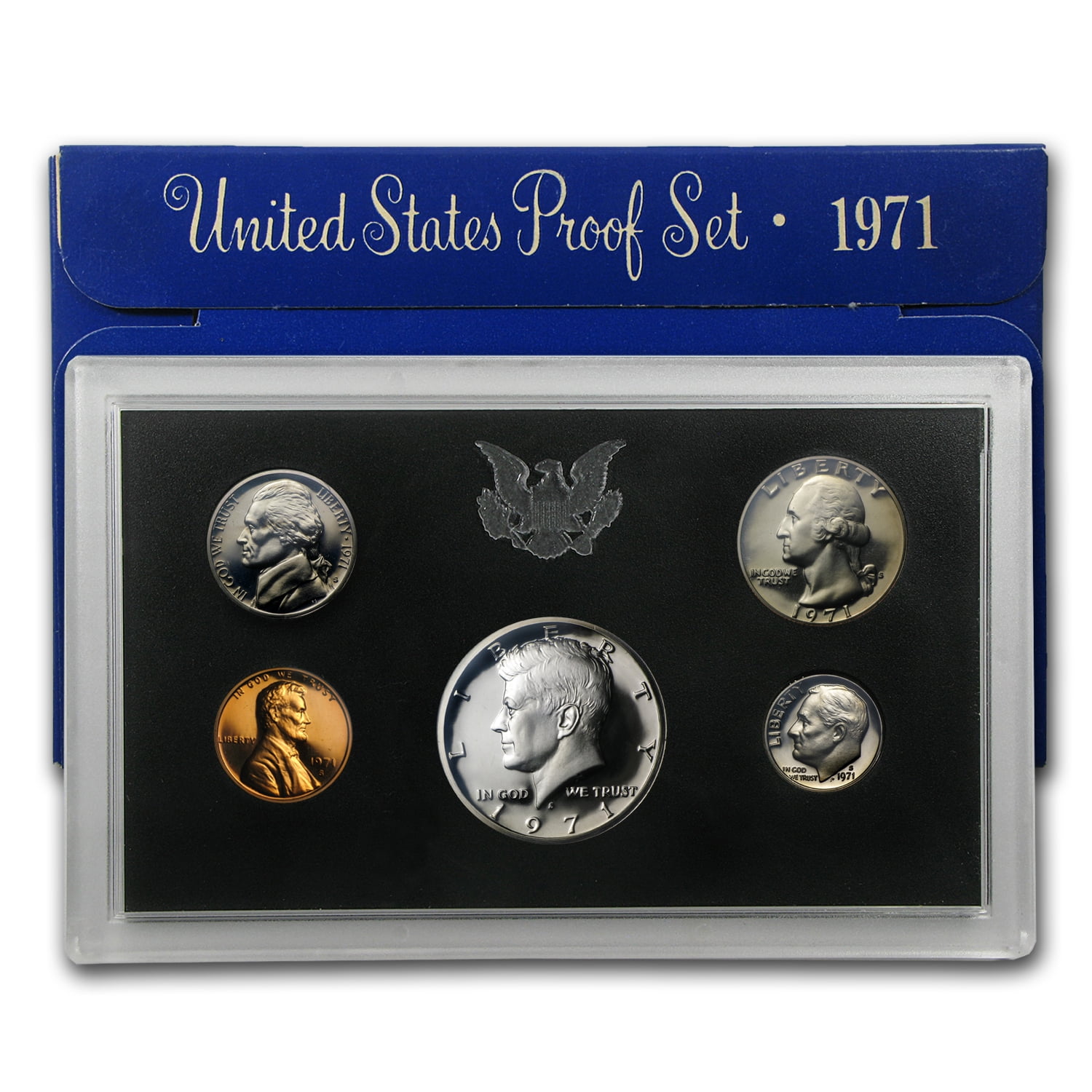 1971 Clad Proof Set U.S. Mint Original Government Packaging OGP ...