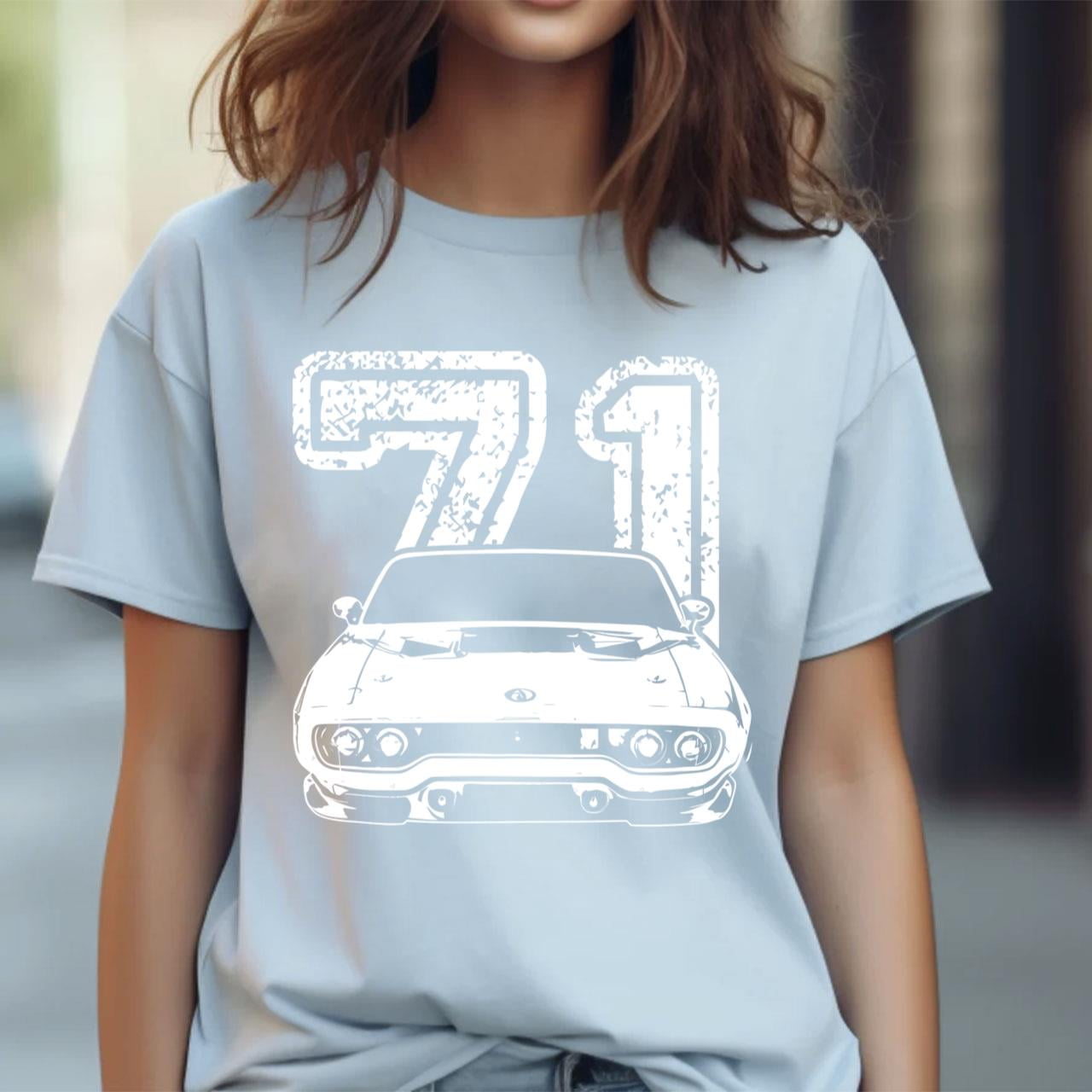 1971 Road Runner Front End Silhouette Classic Muscle Car Enthusiast ...