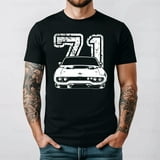 1971 Road Runner Muscle Car Front Silhouette Classic Car Style Graphic ...