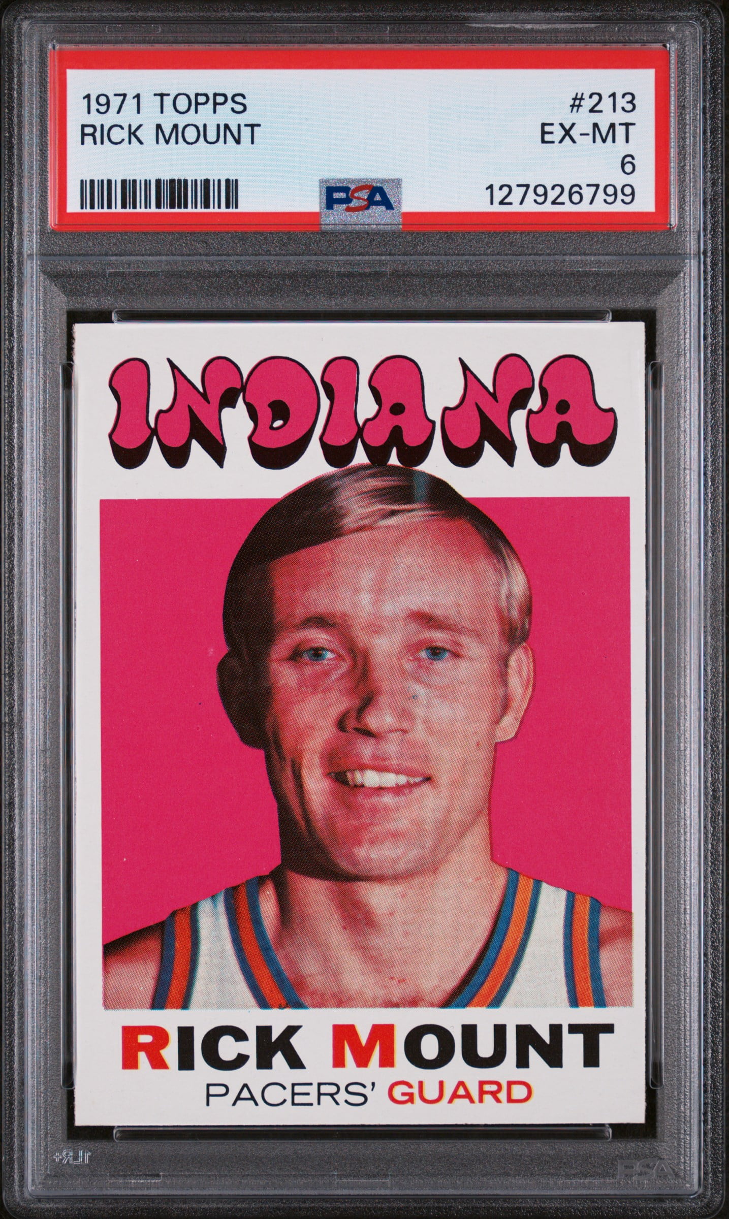 1971 Topps Rick Mount #213 PSA 6 - Walmart.com