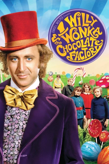 1971 Willy Wonka & The Chocolate Factory Poster Oompa Loompa Gene ...