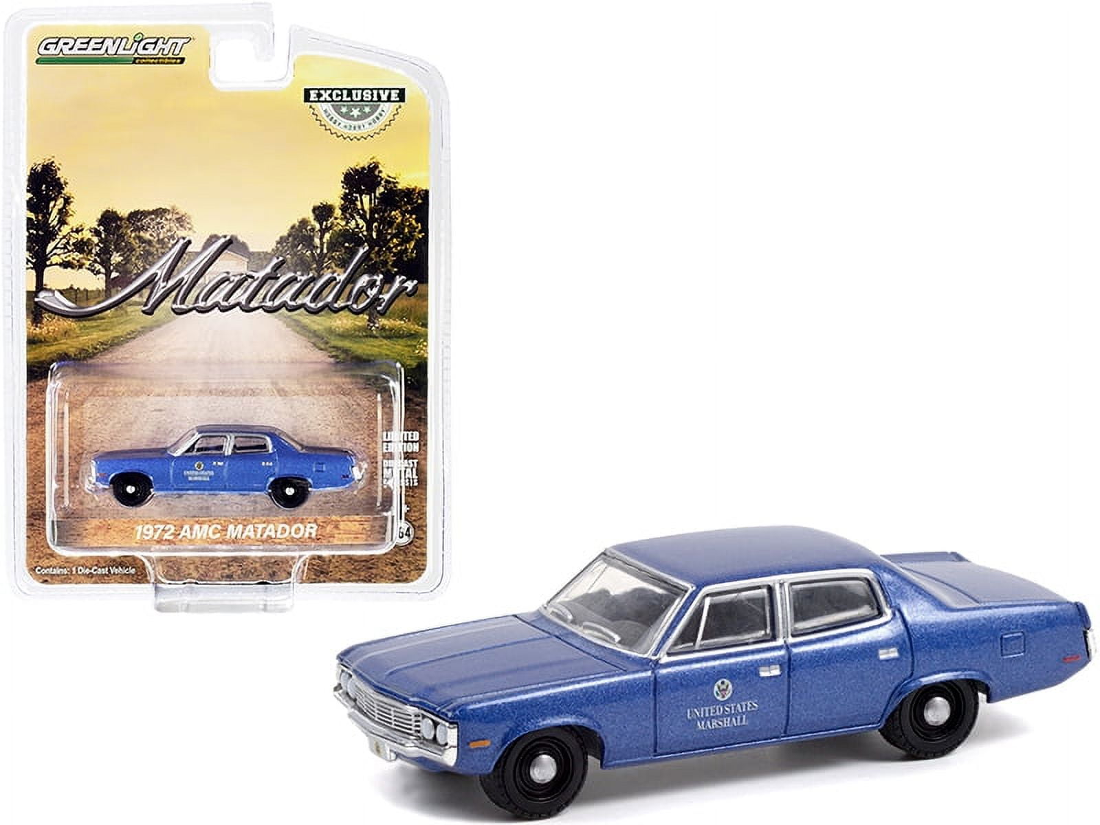 1972 AMC Matador Blue Metallic "United States Marshall" "Hobby ...