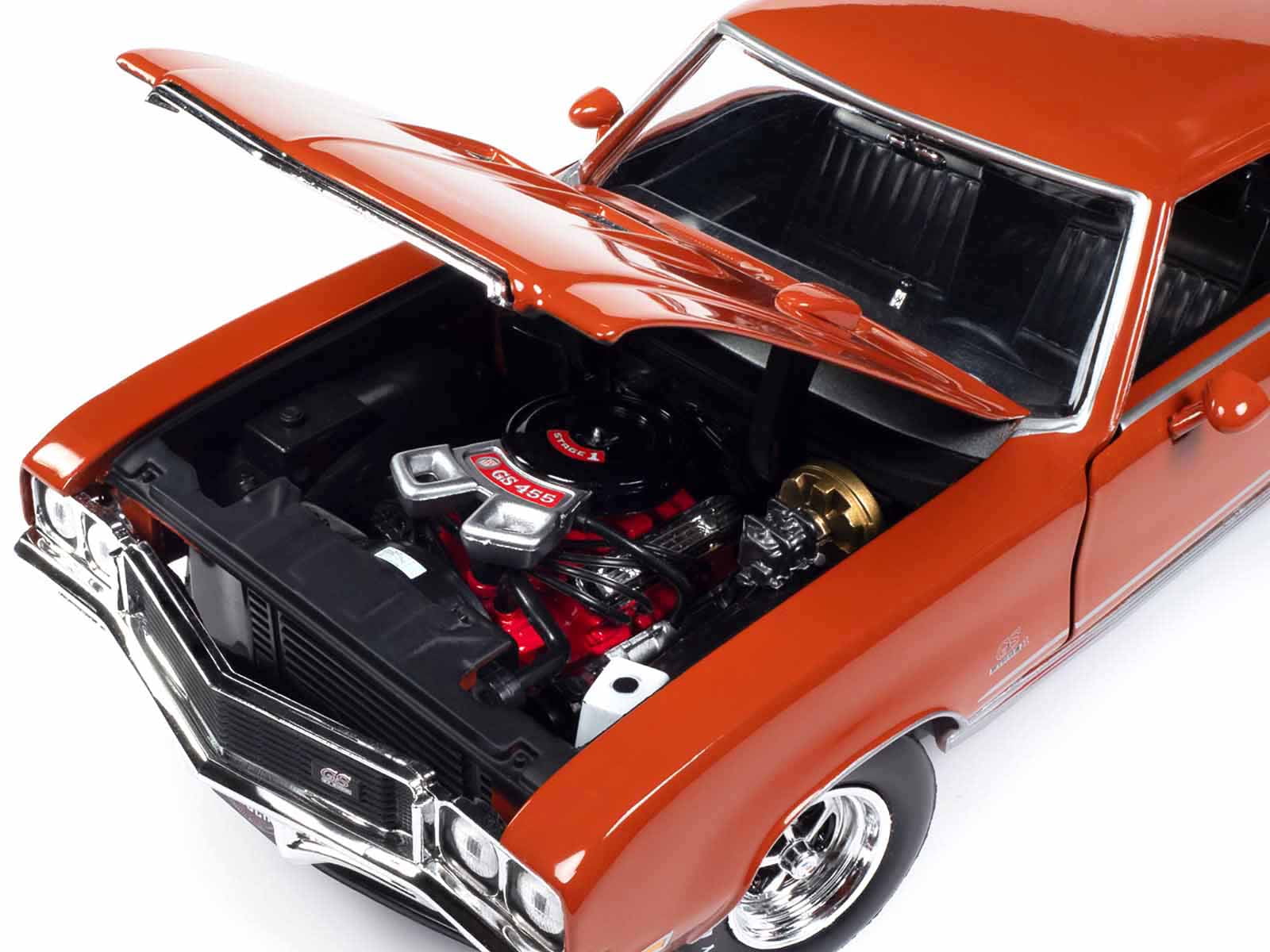 1972 Buick GS Stage 1 Flame Orange Diecast Model - "American Muscle ...